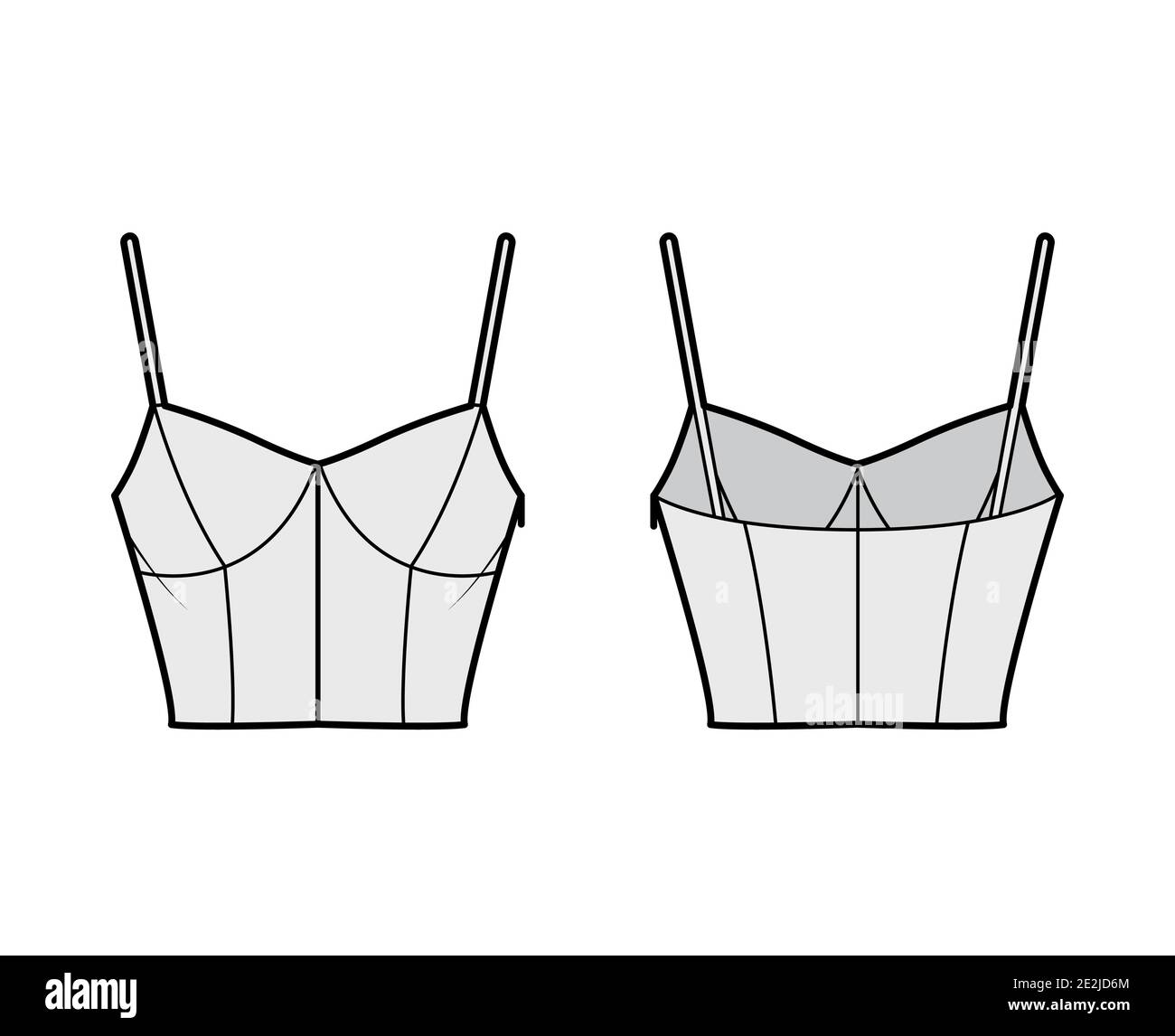 Gown with straps Stock Vector Images - Alamy