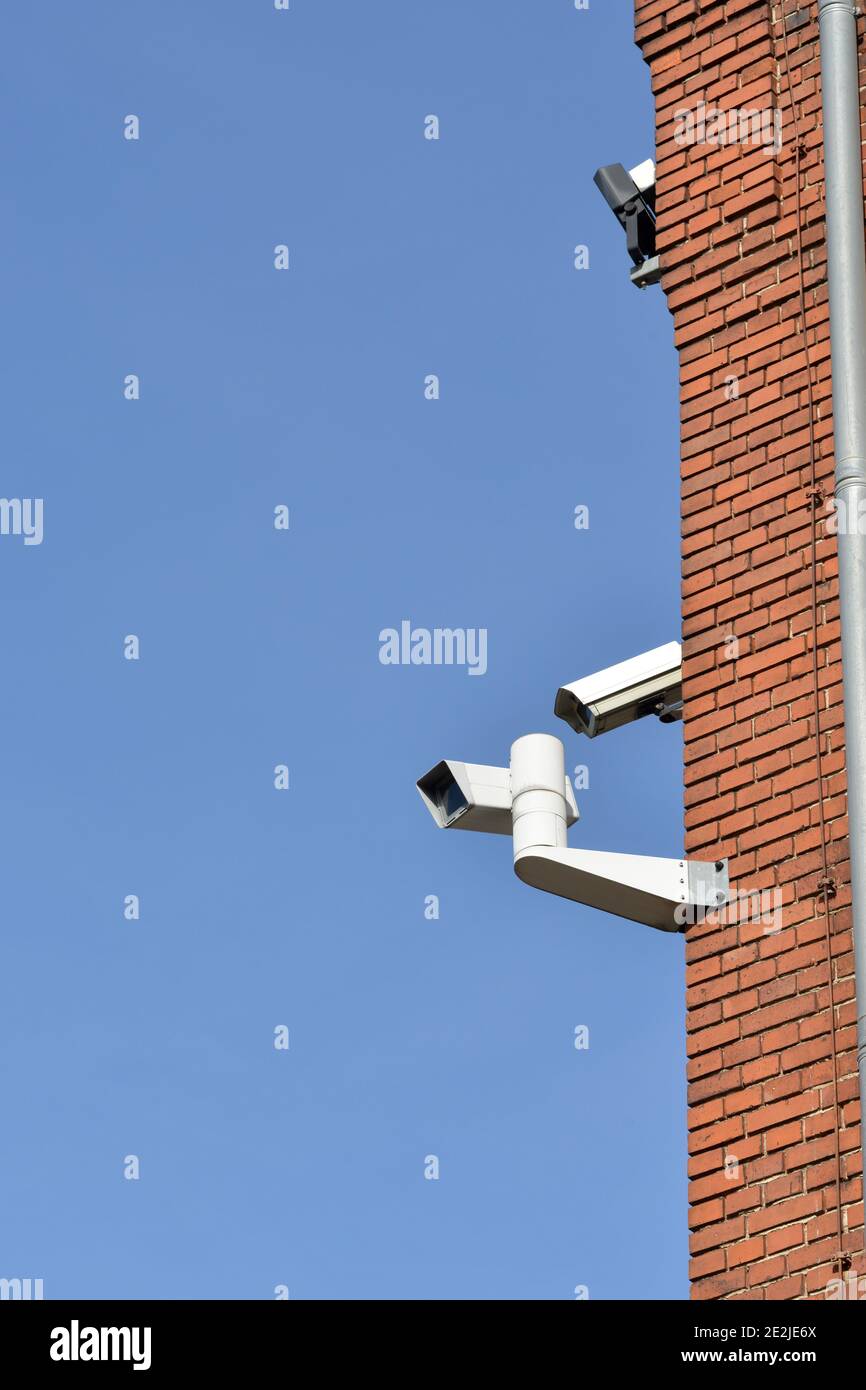 Surveillance cameras corner building hi-res stock photography and ...