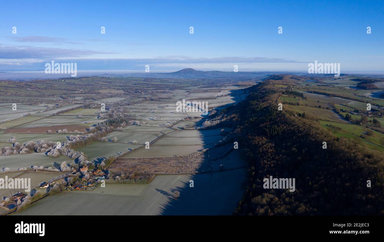 Wenlock edge in winter hi-res stock photography and images - Alamy