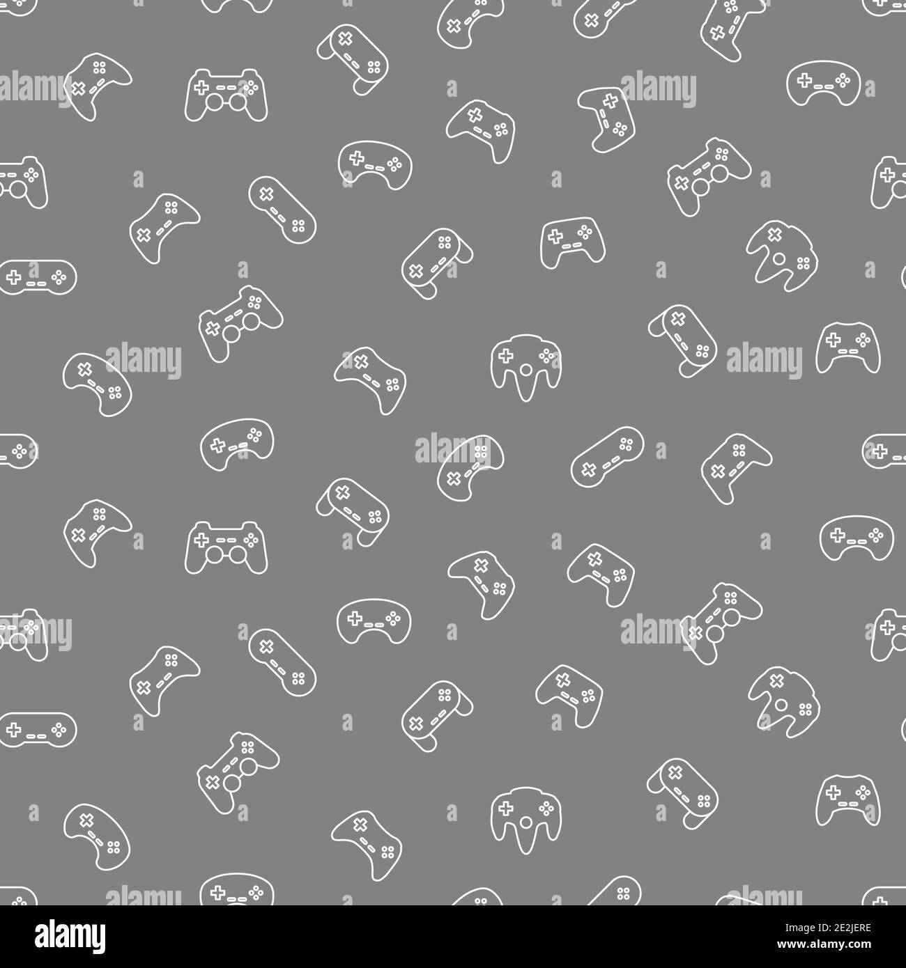 Video game controller gamepad background Gadgets and devices seamless ...