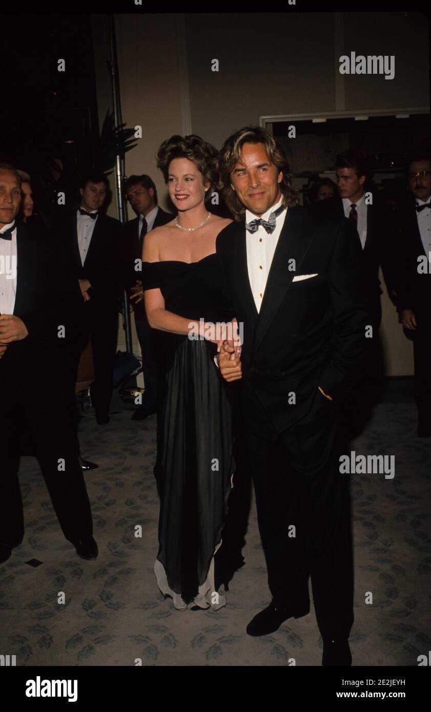 Don Johnson with Melanie Griffith 1989f7711 Credit: Ralph Dominguez ...