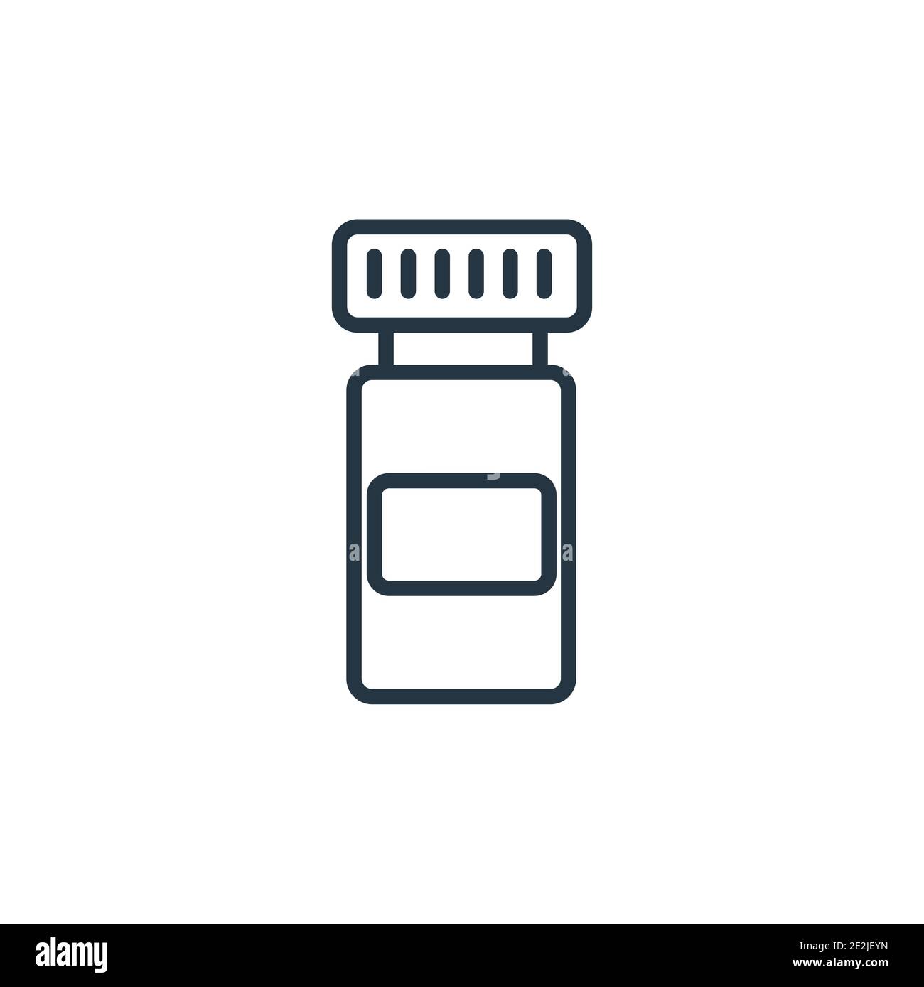 Antibiotic outline vector icon. Thin line black antibiotic icon, flat ...