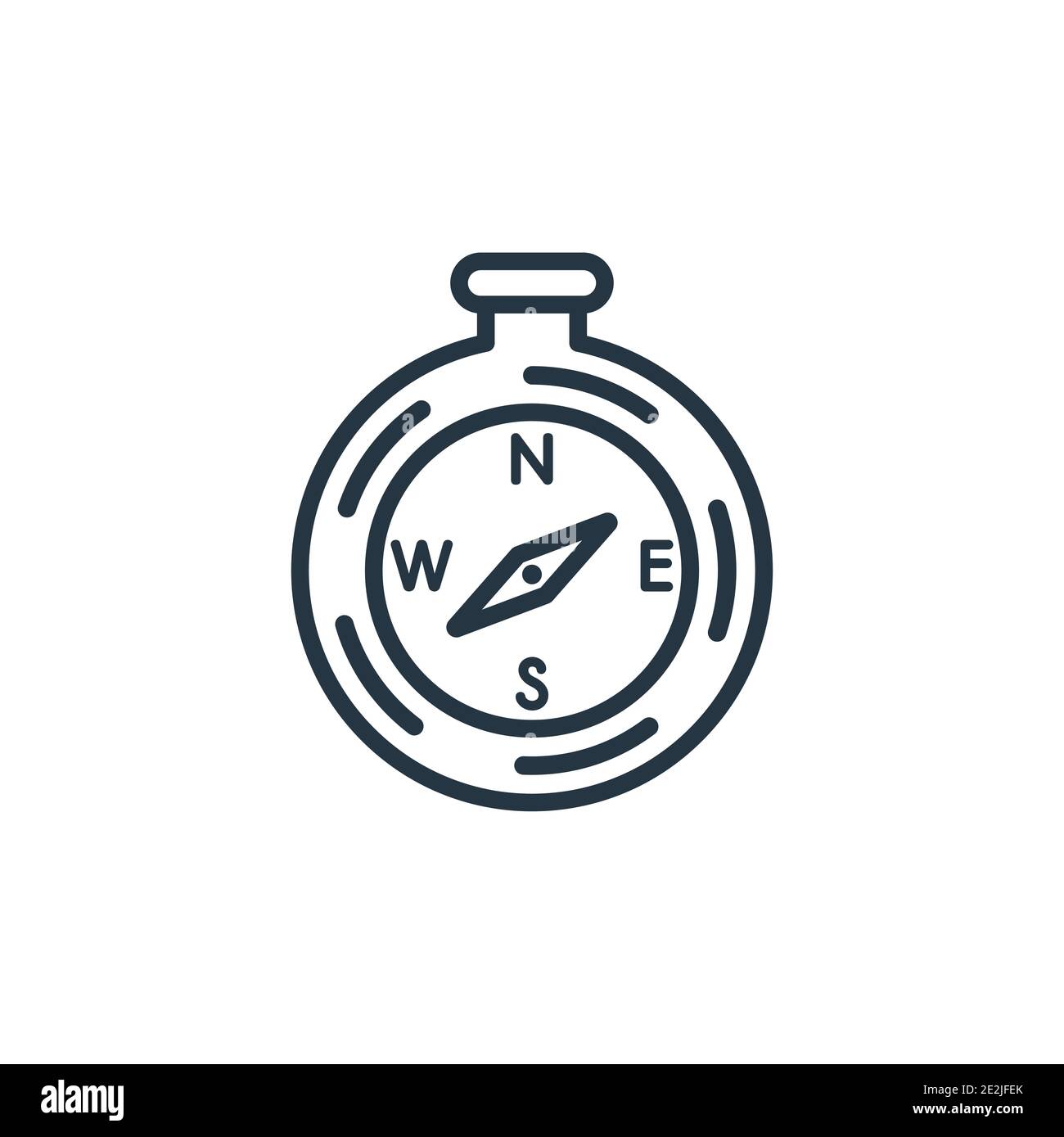 Compass pointing north map Stock Vector Images - Alamy