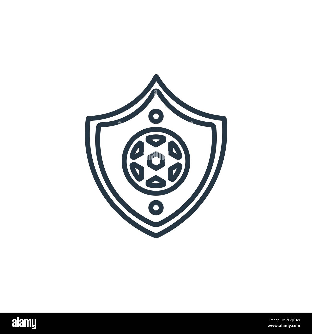 Badge outline vector icon. Thin line black badge icon, flat vector ...