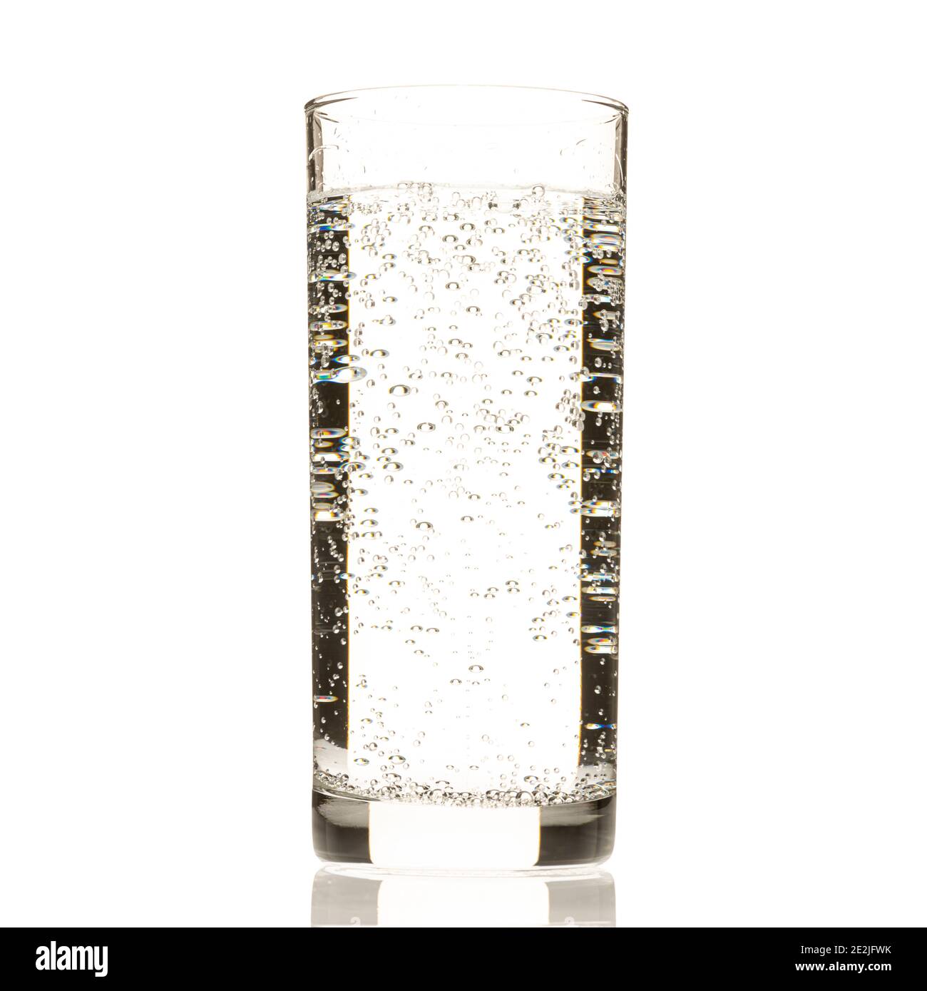 tall glass of sparkling water Stock Photo - Alamy