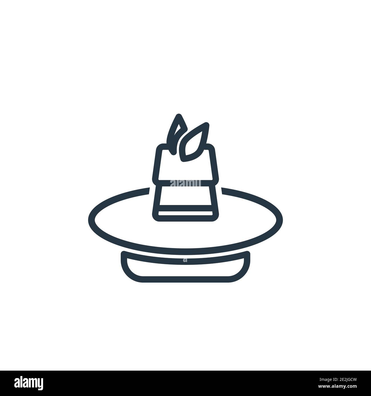 Lasagne outline vector icon. Thin line black lasagne icon, flat vector ...
