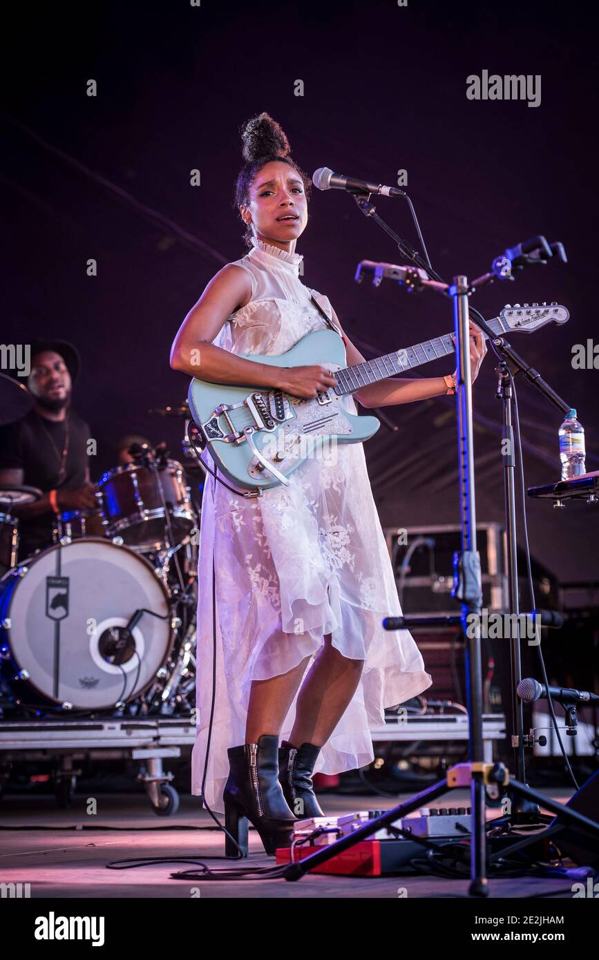 Lianne La Havas performs live on stage at Citadel Festival, Victoria ...