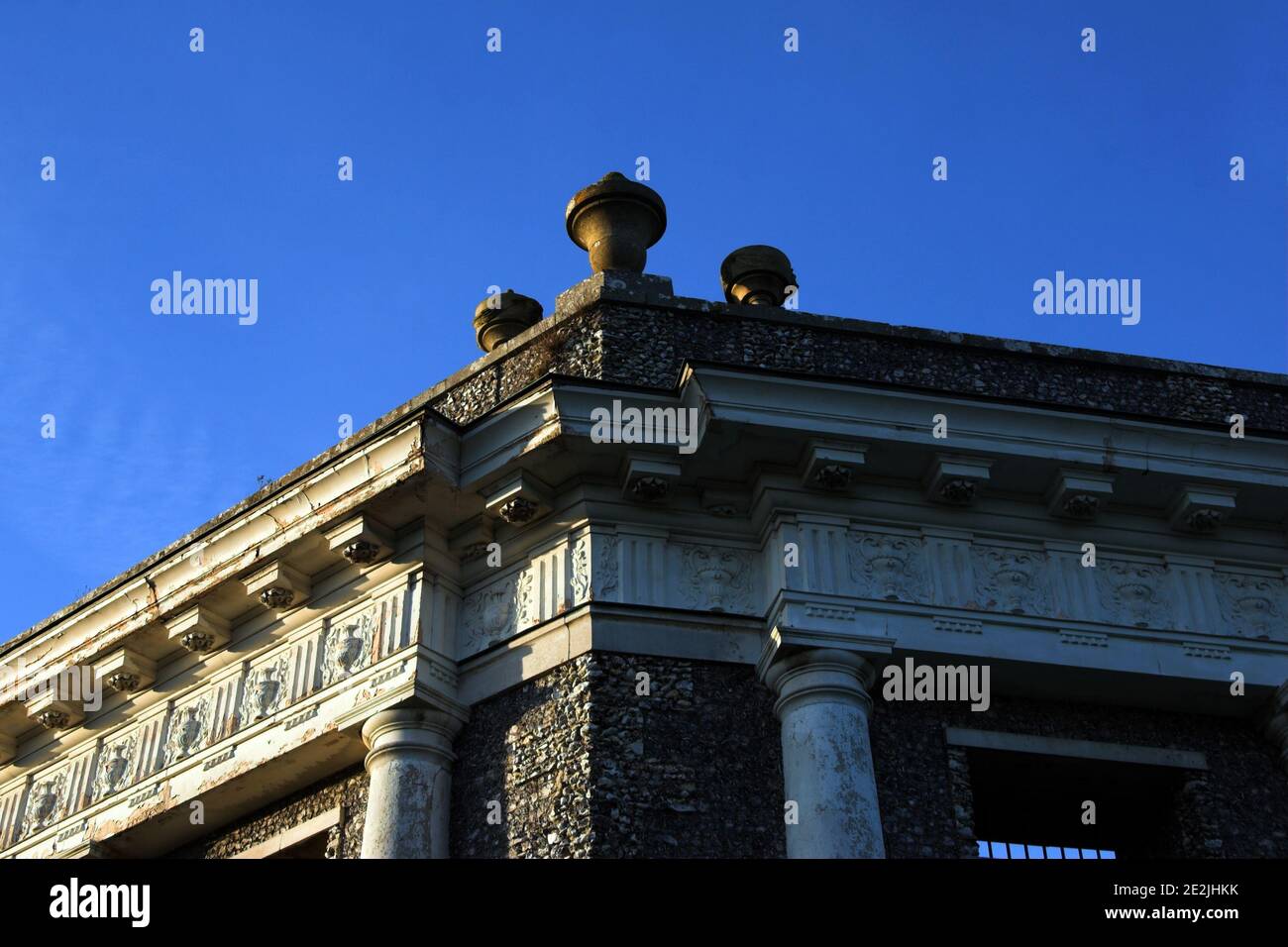 The massive mausoleum at West Wycombe, where the infamous Sir Francis ...