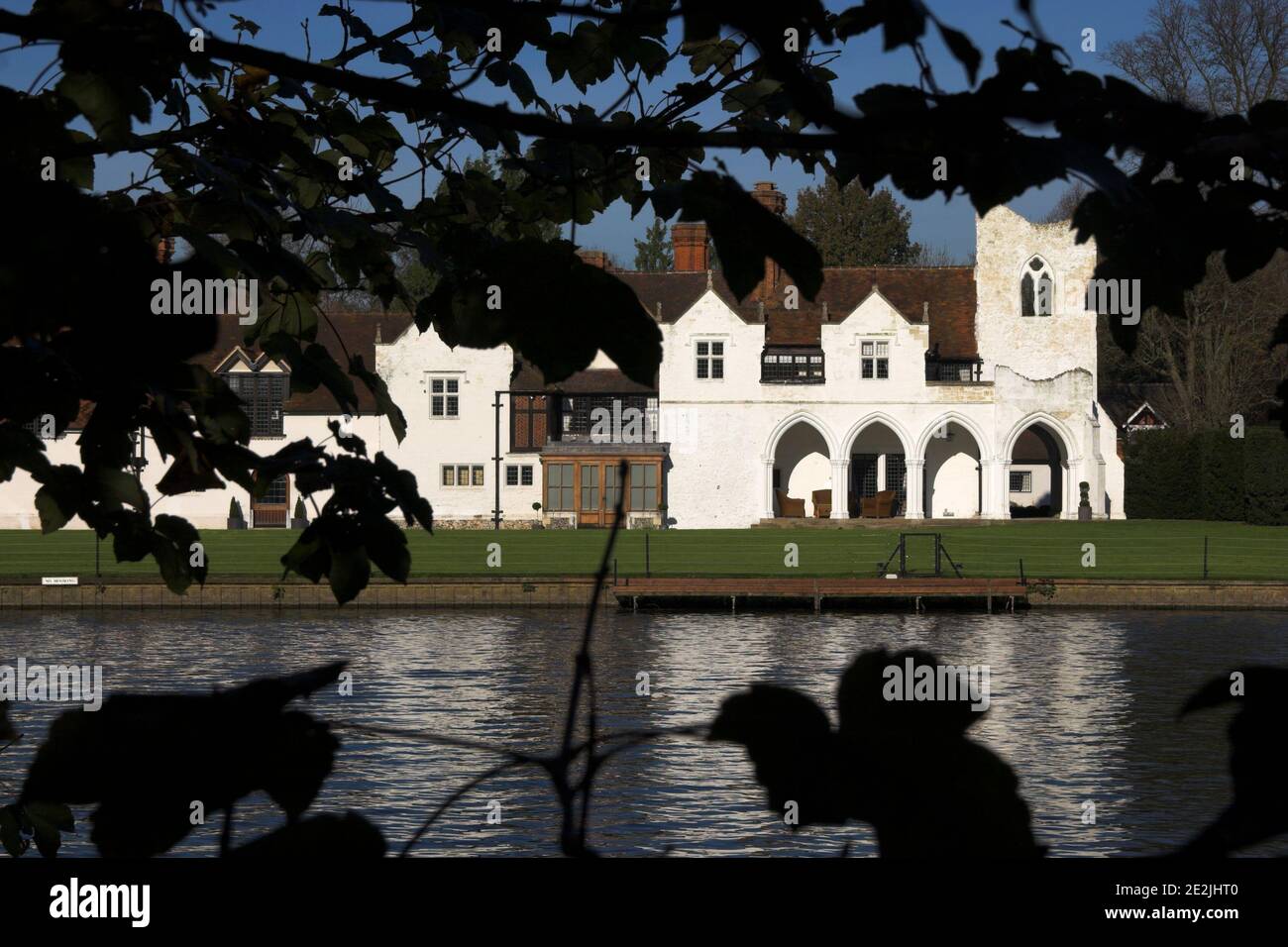 Medmenham Abbey was a ruined 12th century abbey before it was taken ...