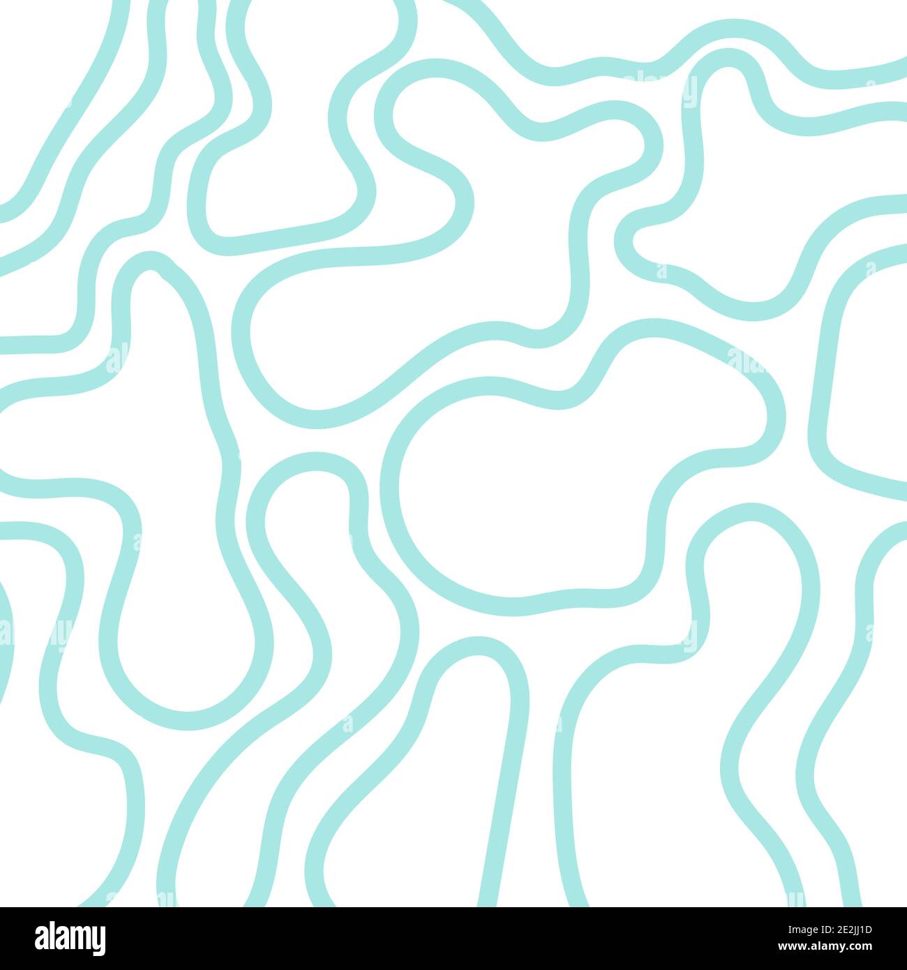 Linear rounded shapes background. Organic forms. Vector illustration ...