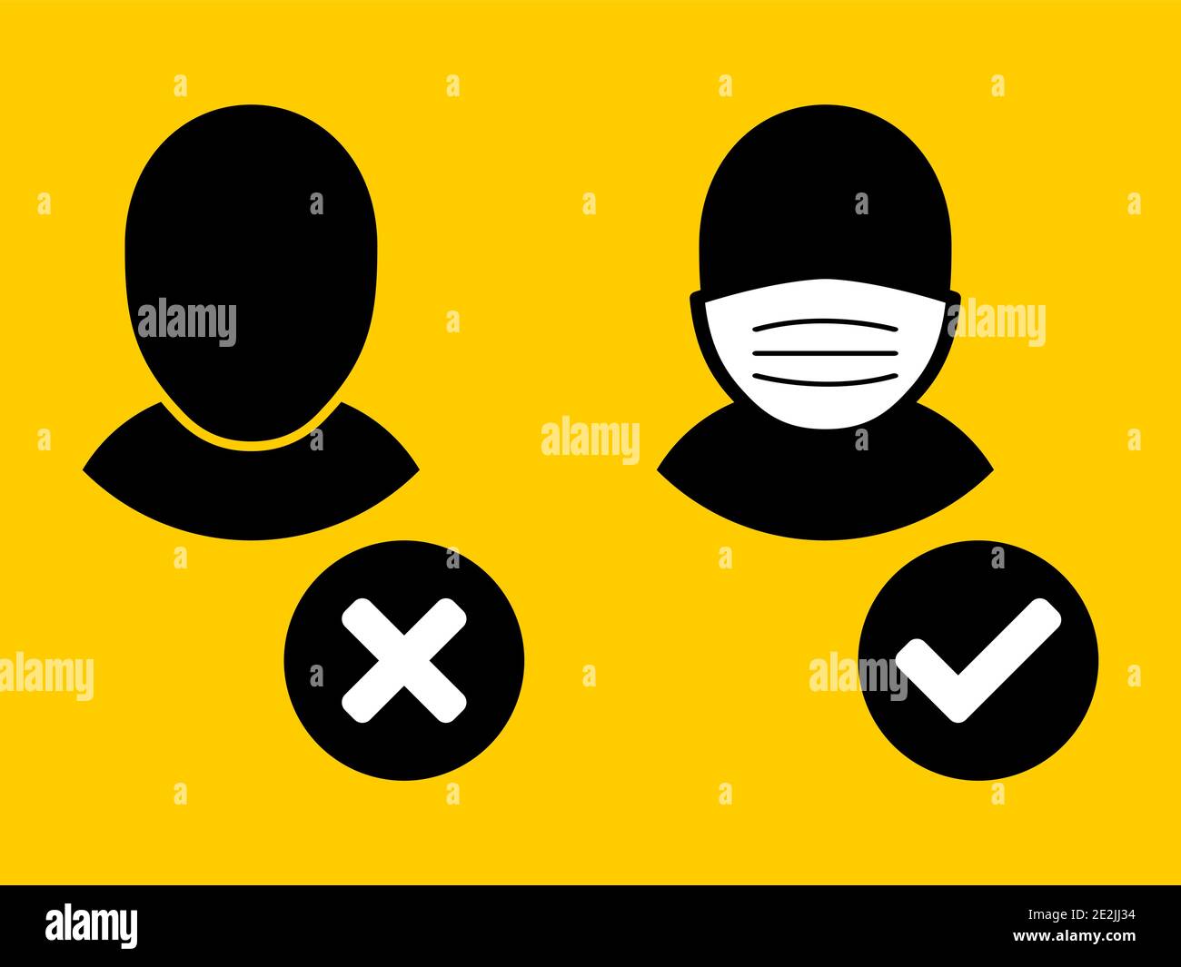 Face Mask Must Be Worn or Masks Required Coronavirus Covid-19 Warning ...