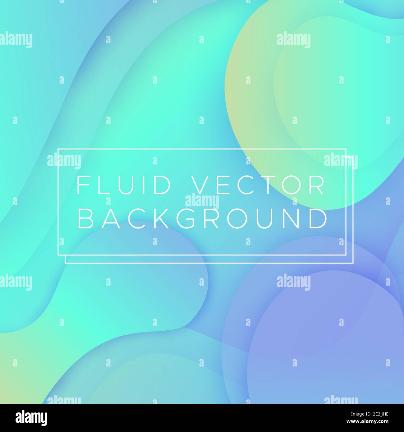 Fluid vector background. Rounded shapes with gradient and vibrant ...