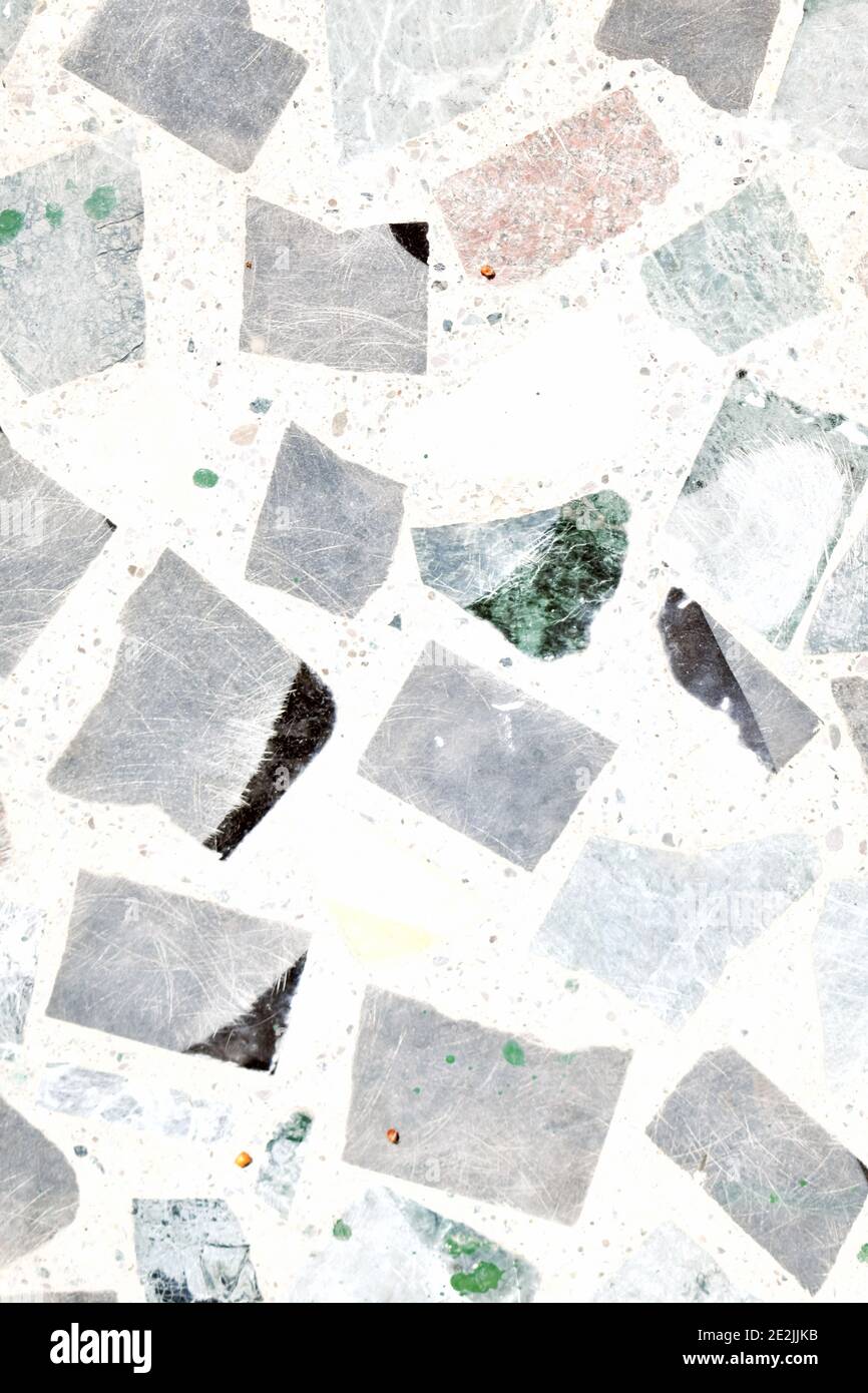 Beautiful illustration of tiny pieces of colorful stones on a white ...