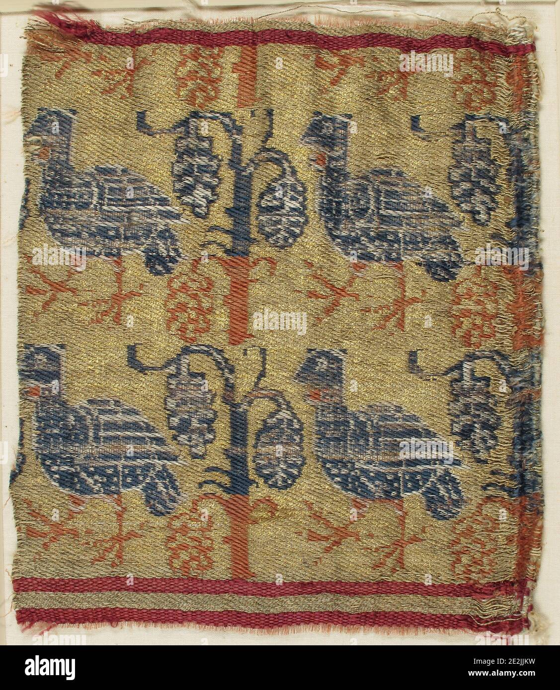 Textile, European, 13th century Stock Photo - Alamy