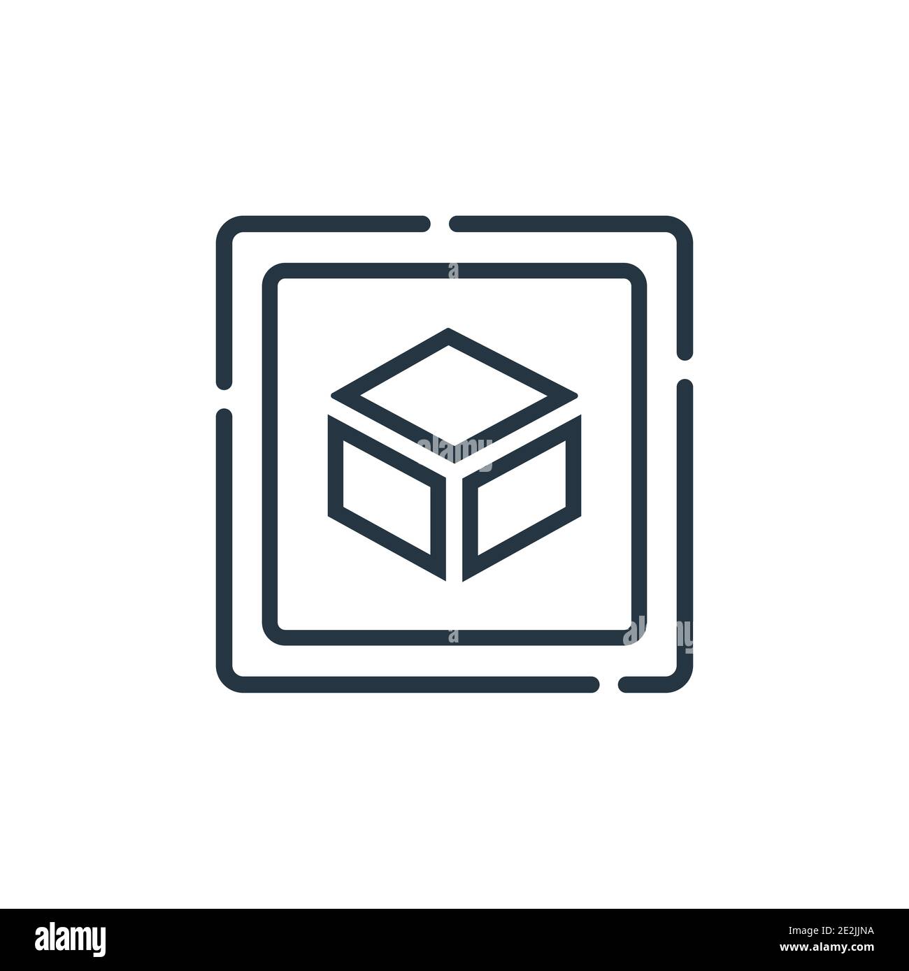 Model preparation outline vector icon. Thin line black model ...