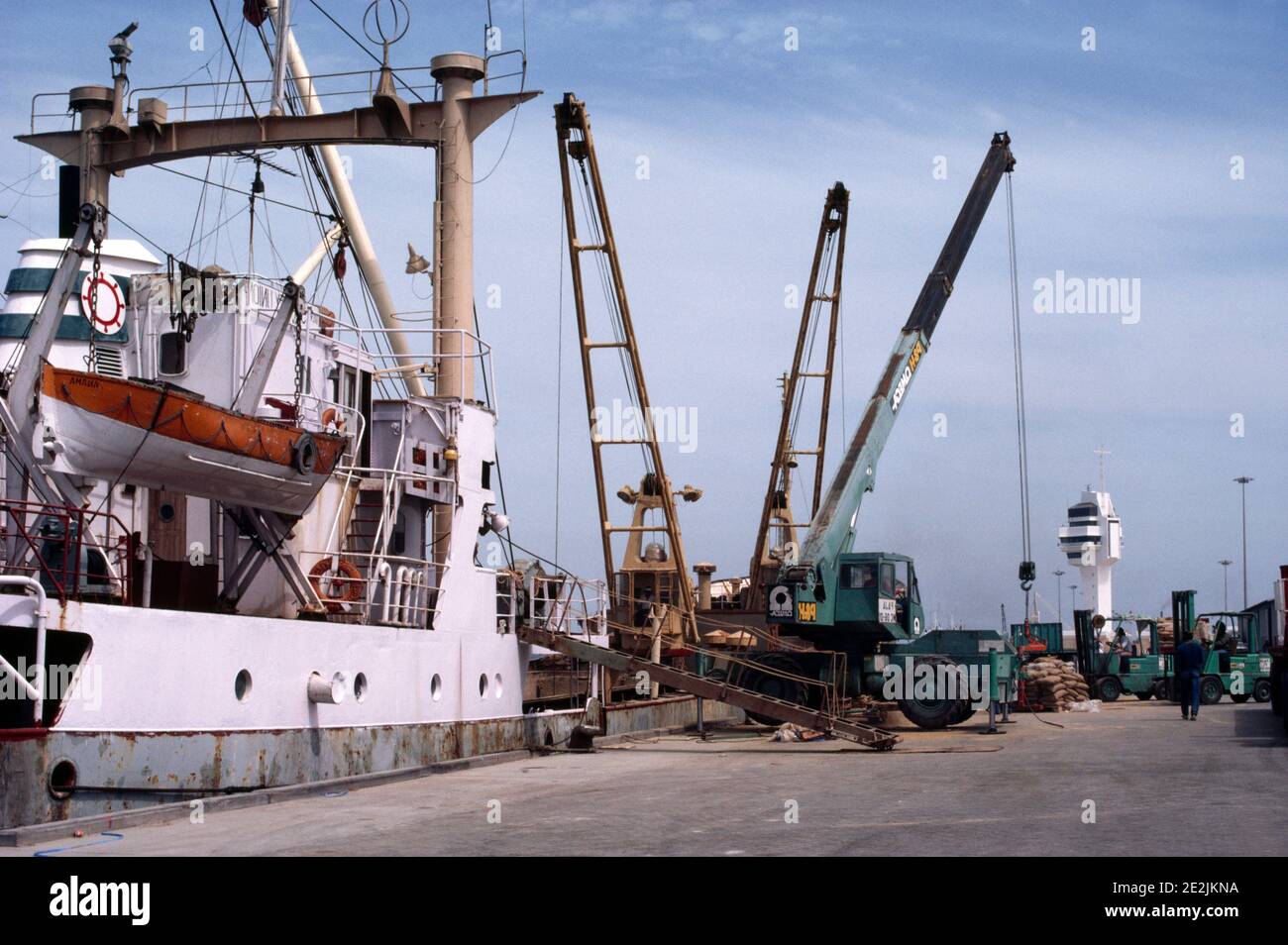 Dubai UAE Mina Jebel Ali Port Stock Photo - Alamy