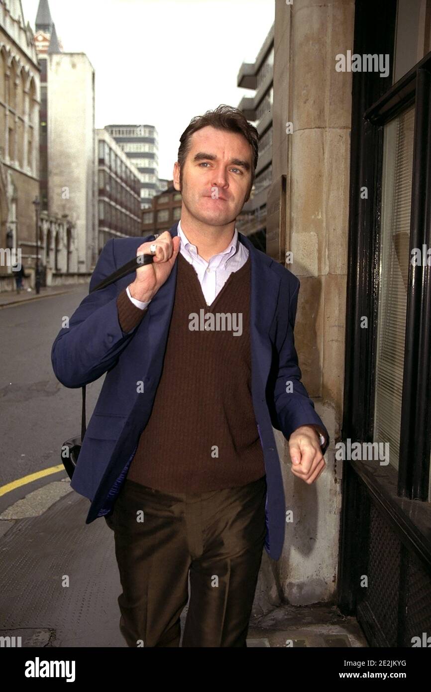 MORRISSEY(singer) AT THE HIGH COURT TODAY INVOLVED IN A DISPUTE OVER ...