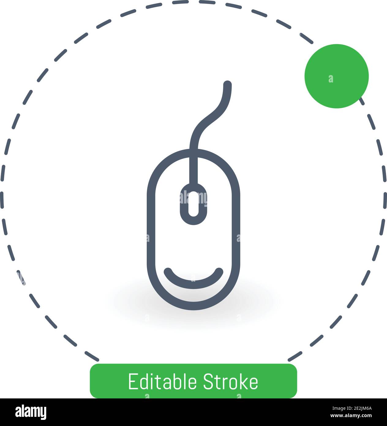 classroom computer mouse vector icon editable stroke outline icons for ...