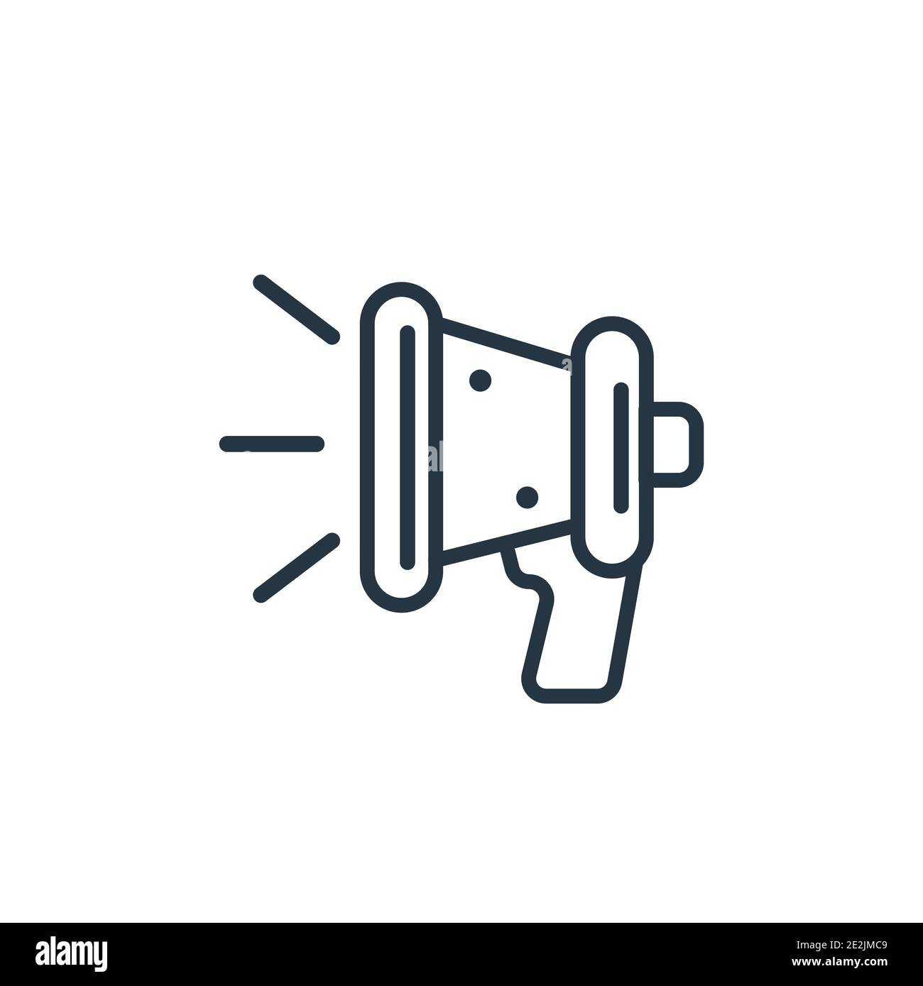 Advertising agency outline vector icon. Thin line black advertising ...