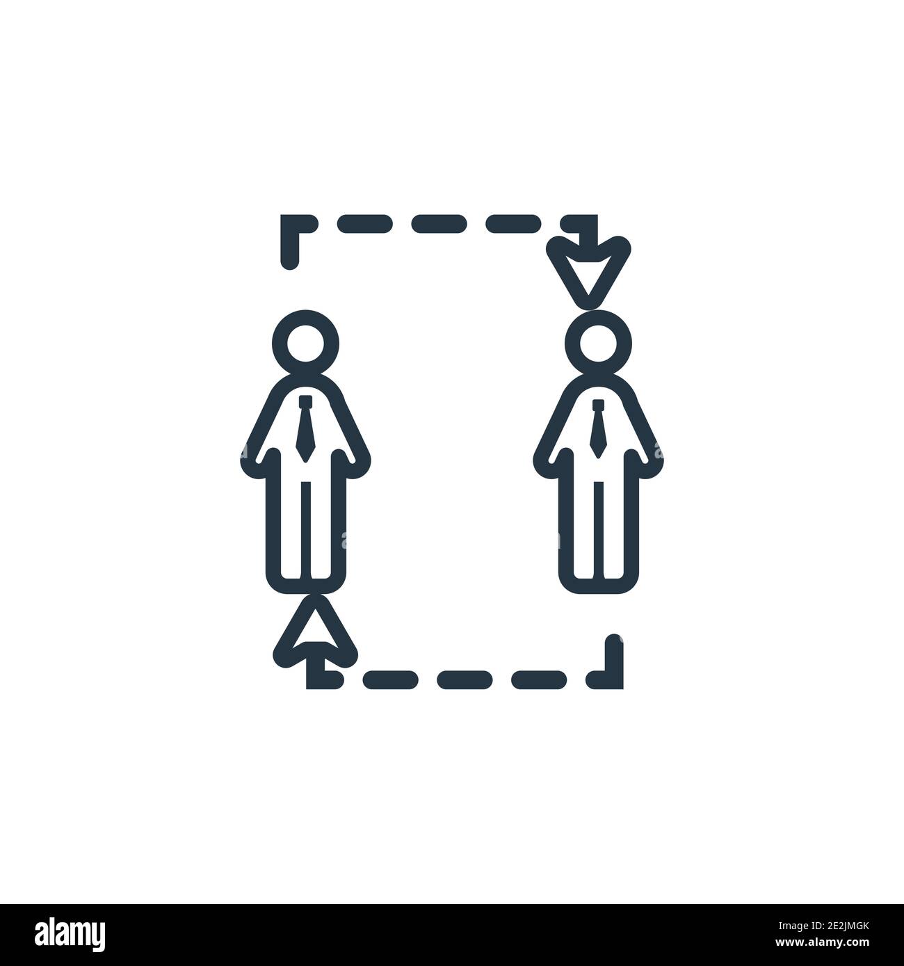 Change personal outline vector icon. Thin line black change personal ...