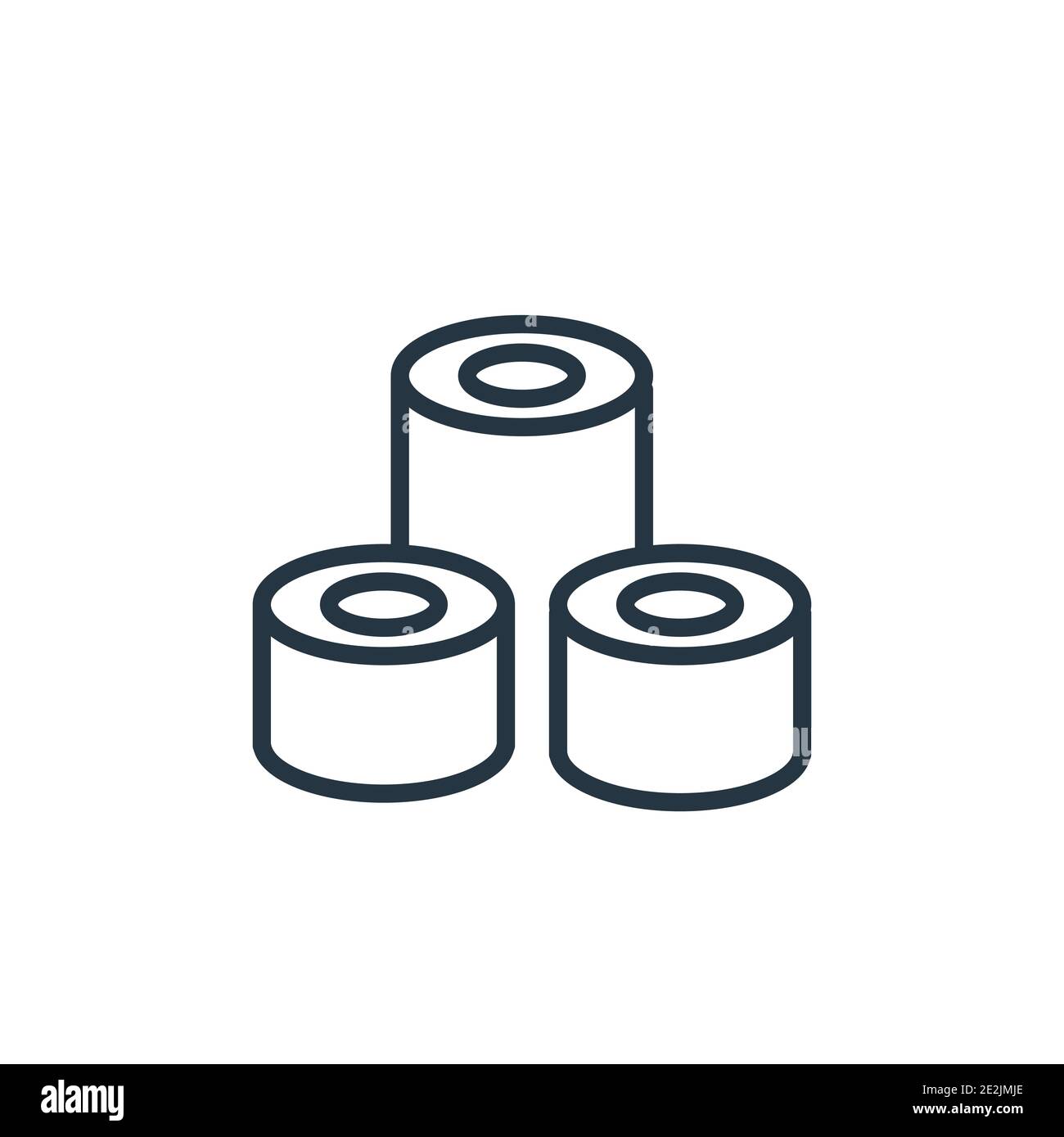 Vector outline sushi shrimp japan hi-res stock photography and images ...