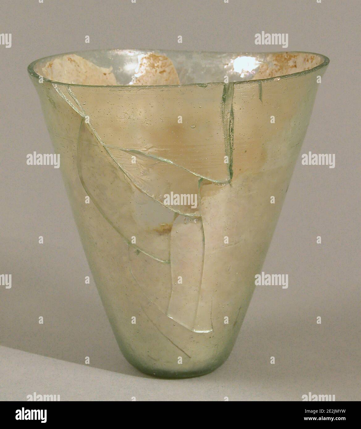 Conical Glass Beaker, Frankish, 4th-5th century Stock Photo - Alamy