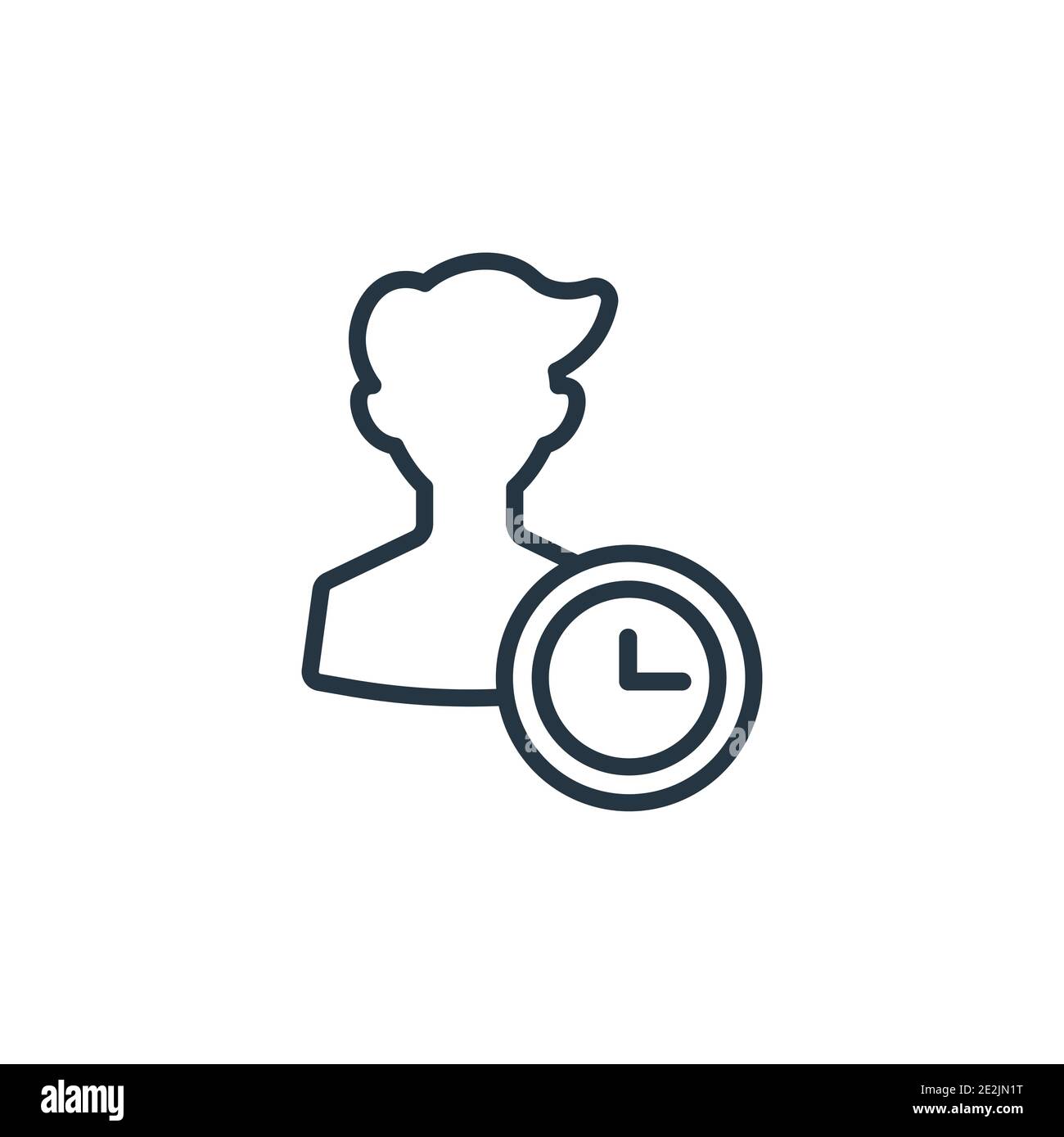 Patience outline vector icon. Thin line black patience icon, flat ... Patience outline vector icon. Thin line black patience icon, flat ...
