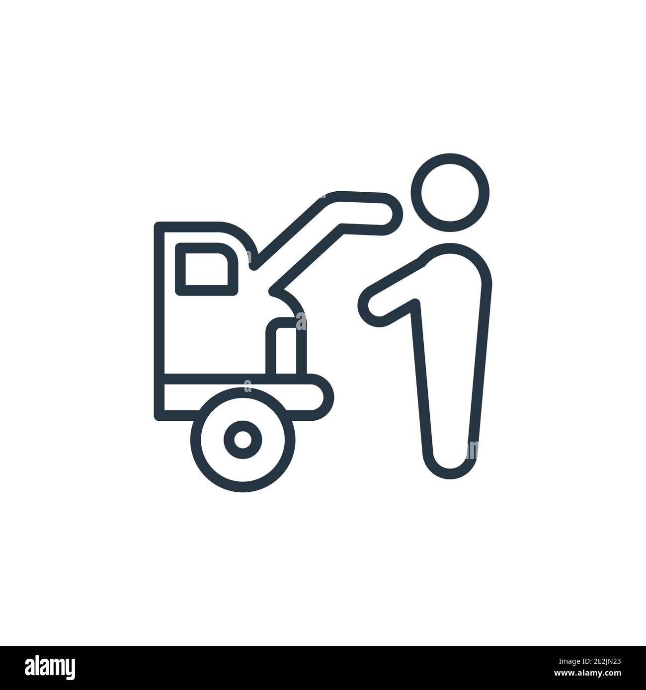 Trunk open outline vector icon. Thin line black trunk open icon, flat ... Trunk open outline vector icon. Thin line black trunk open icon, flat ...