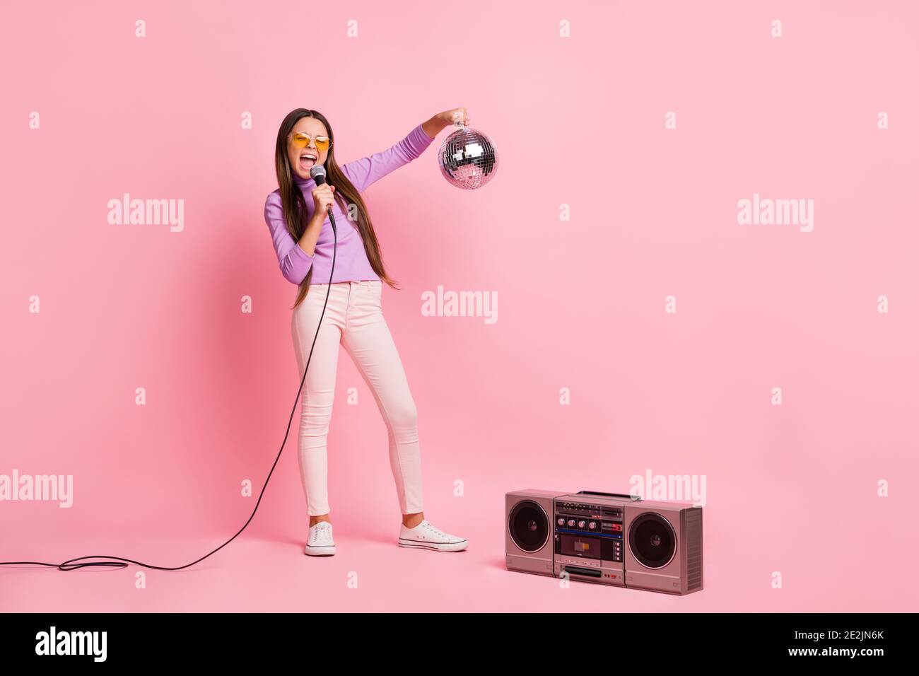 Boom Box Girl High Resolution Stock Photography and Images - Alamy