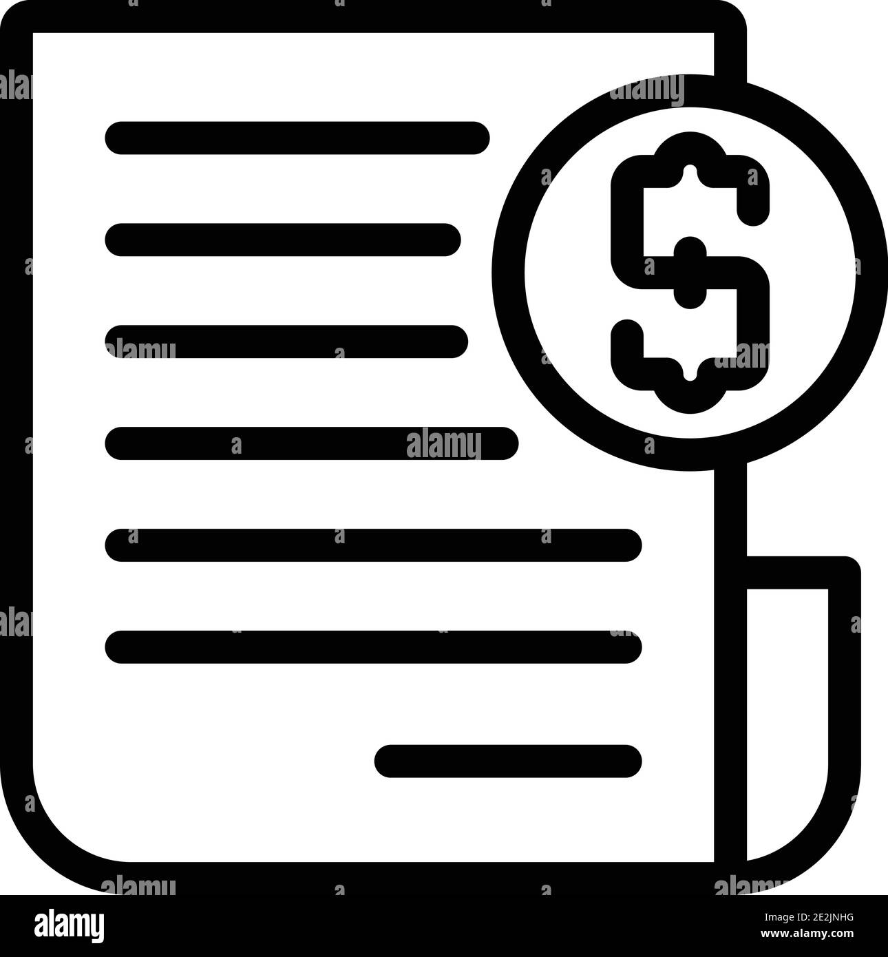 Business collaboration contract icon. Outline business collaboration ...