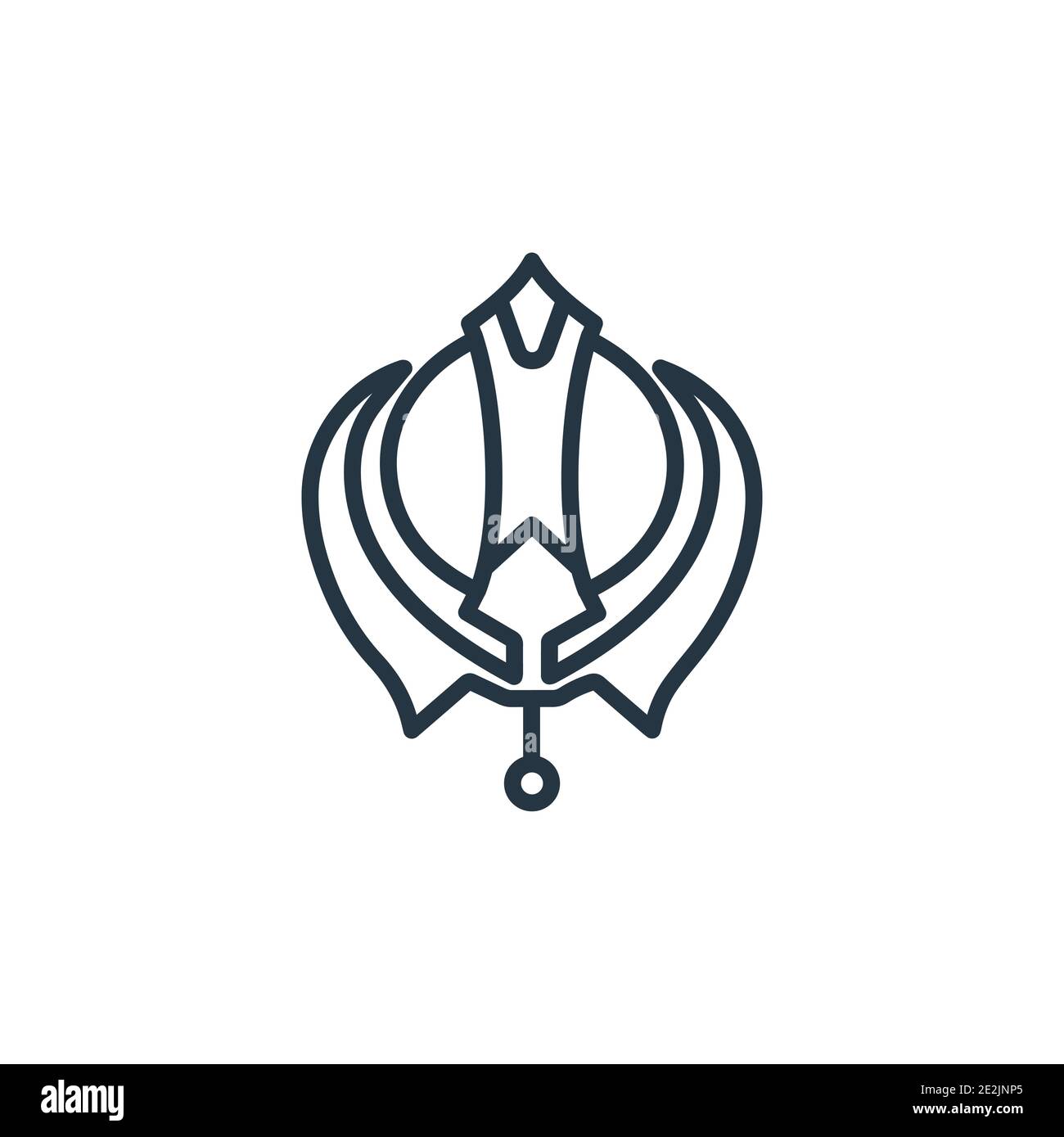 Khanda sikh emblem hi-res stock photography and images - Alamy