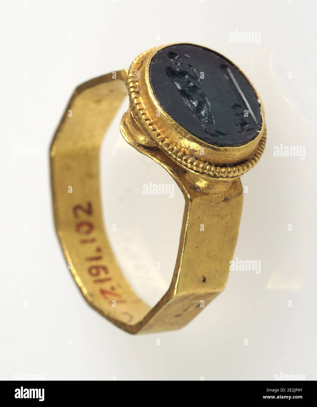 Finger Ring, Frankish, 6th-7th century Stock Photo - Alamy