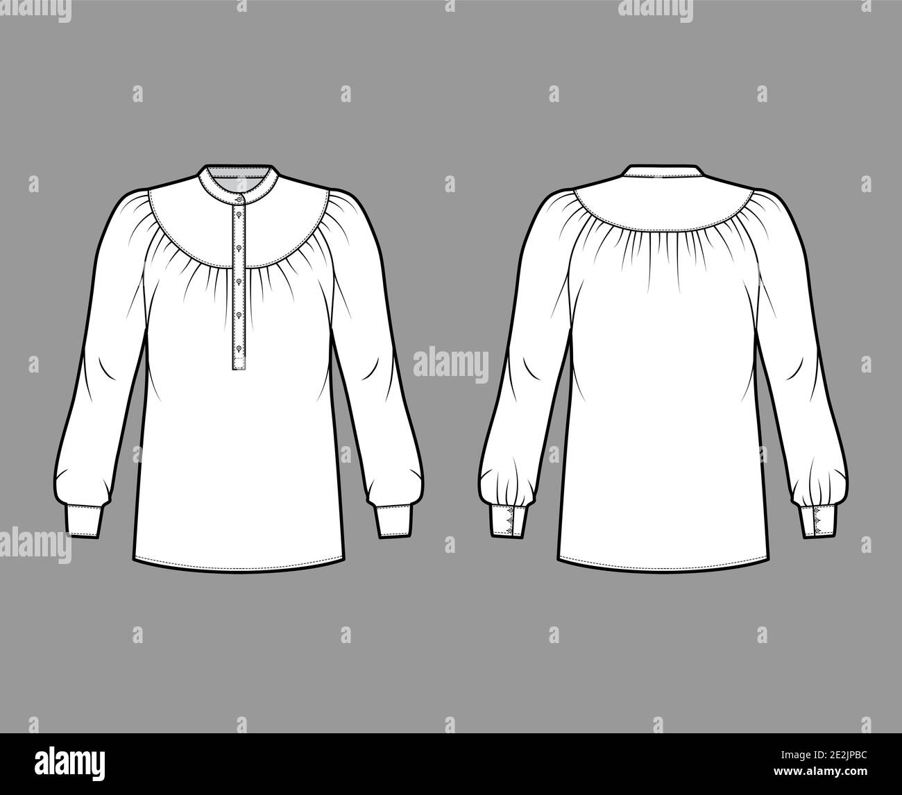 Neck yoke Stock Vector Images - Alamy