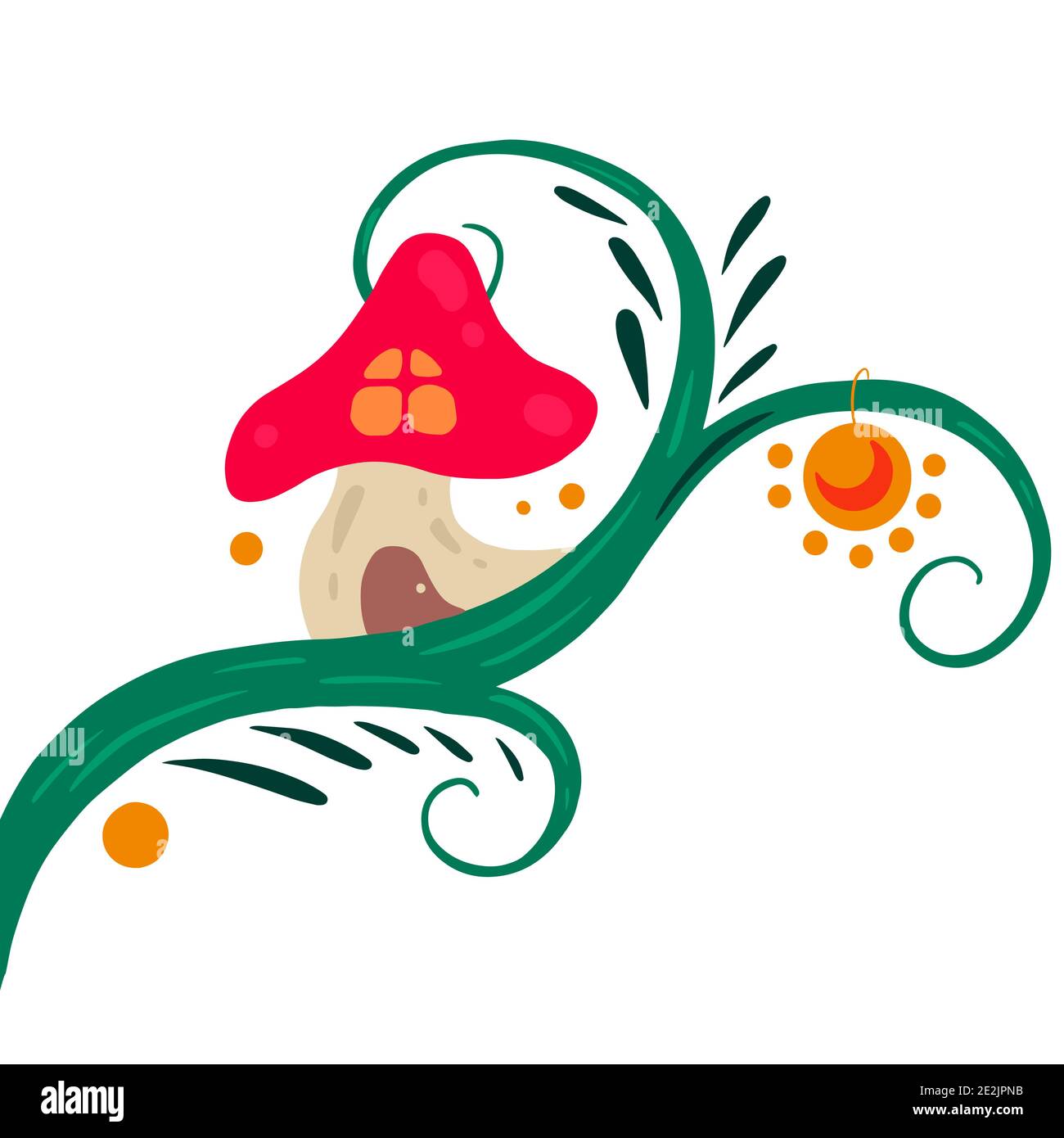 Garden lanterns house Stock Vector Images - Alamy