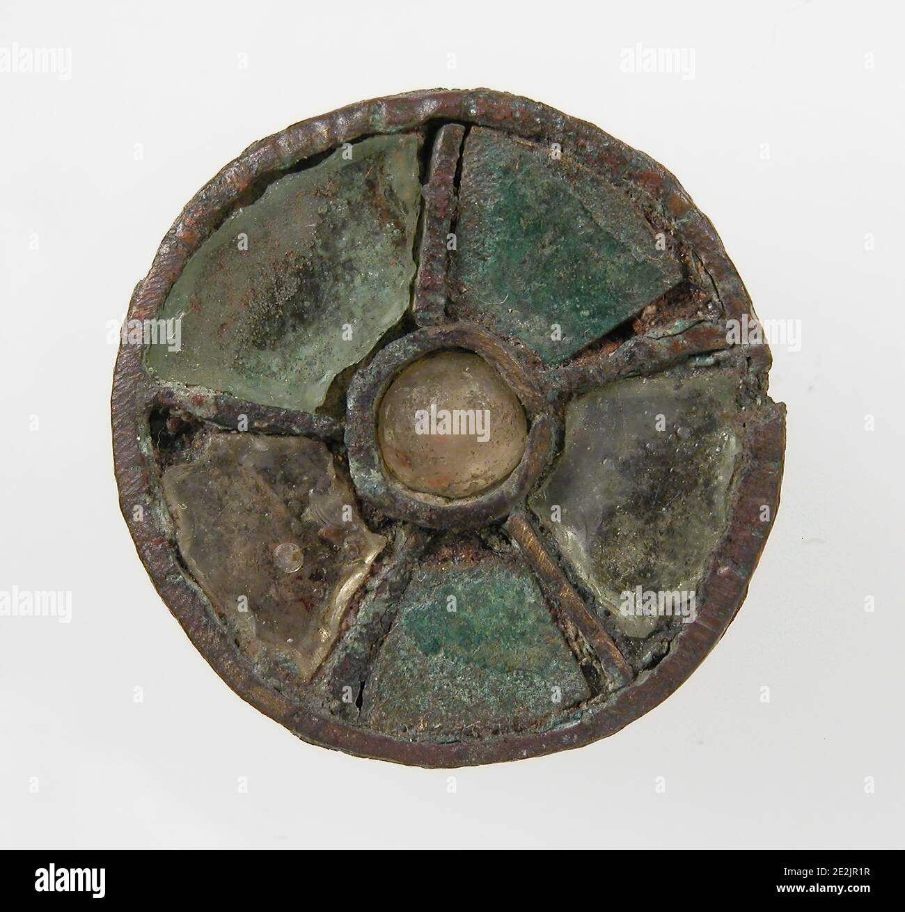 Disk Brooch, Frankish, 6th century Stock Photo - Alamy