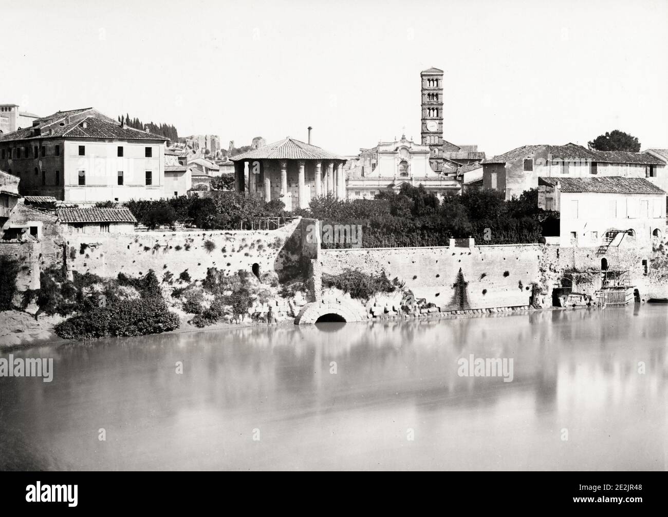 19th century vintage photograph: The Cloaca Maxima was one of the world ...