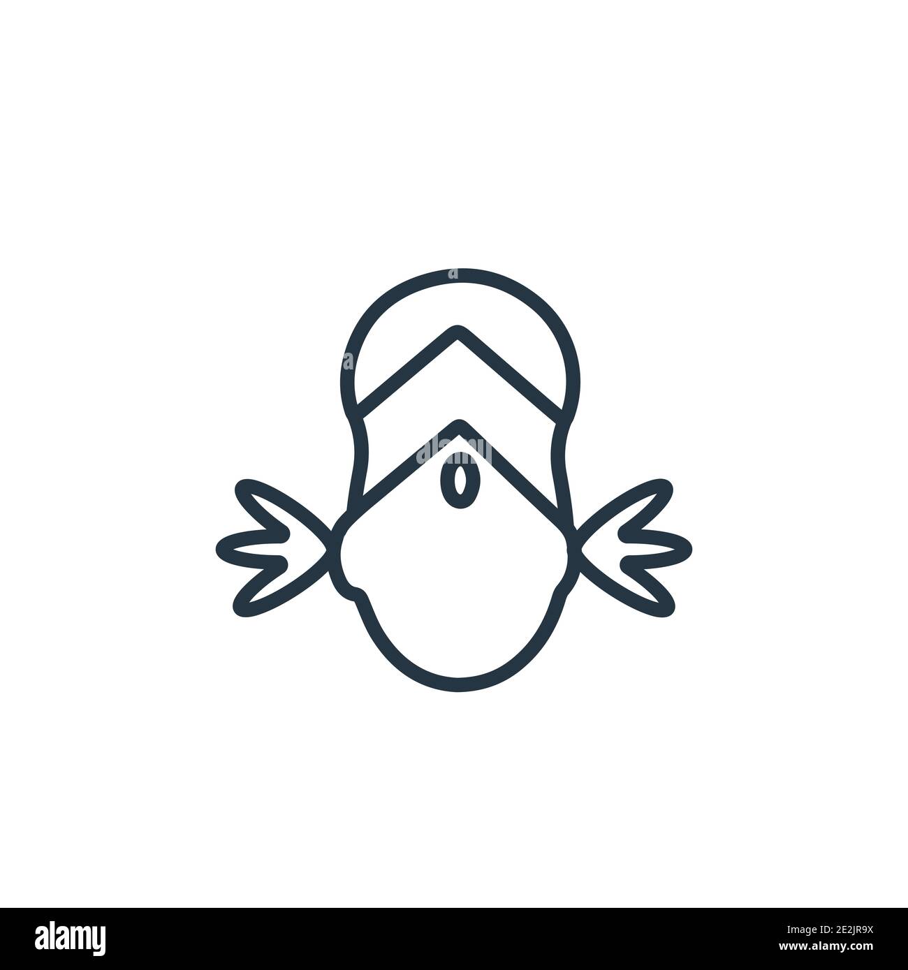 Parvati outline vector icon. Thin line black parvati icon, flat vector ...