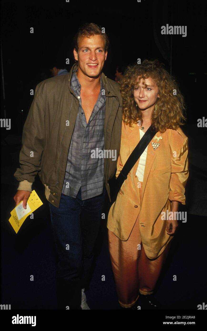 Woody Harrelson And Carol Kane 1986 Credit: Ralph Dominguez/MediaPunch ...