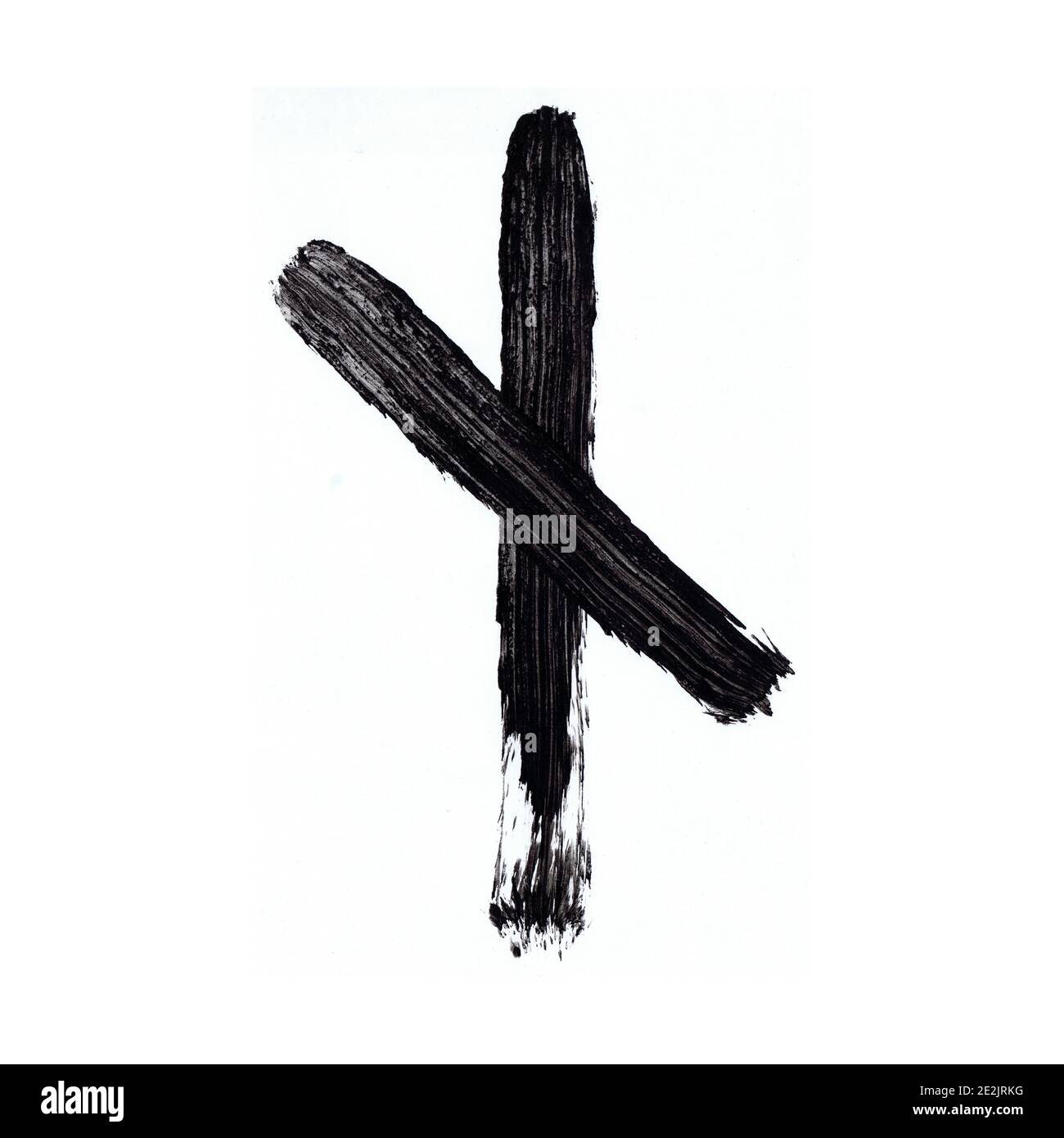 0011 Ogham Muin Vine M Stock Photo - Alamy