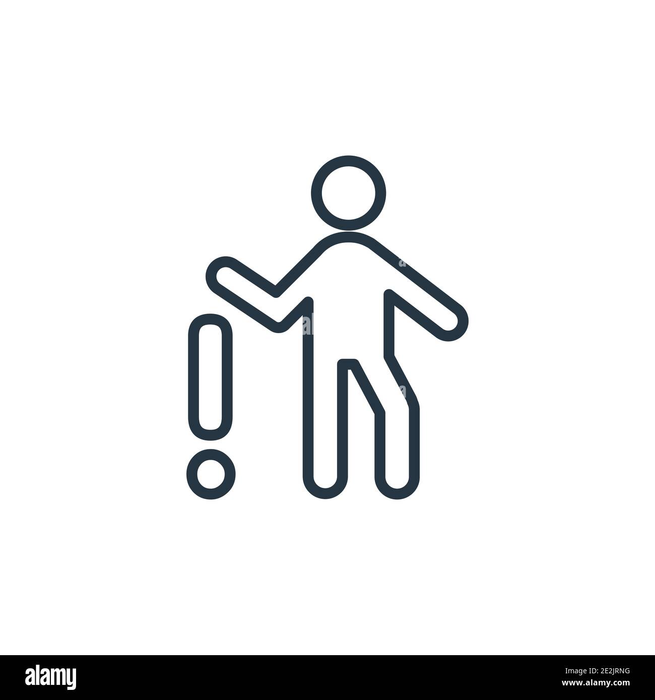 Fired outline vector icon. Thin line black fired icon, flat vector ...