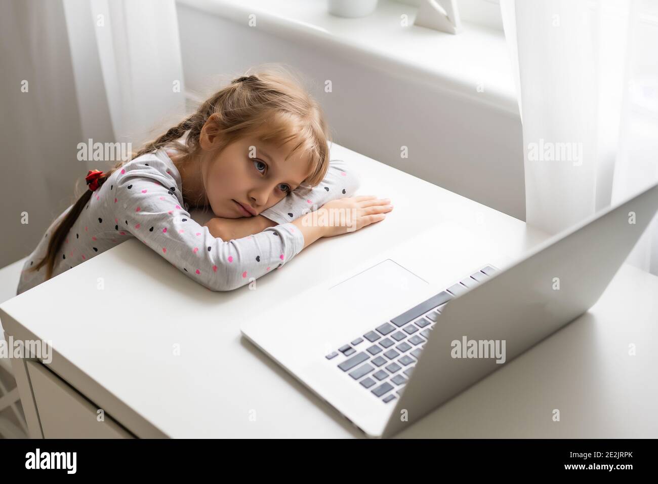 Sad Kid Computer High Resolution Stock Photography and Images - Alamy