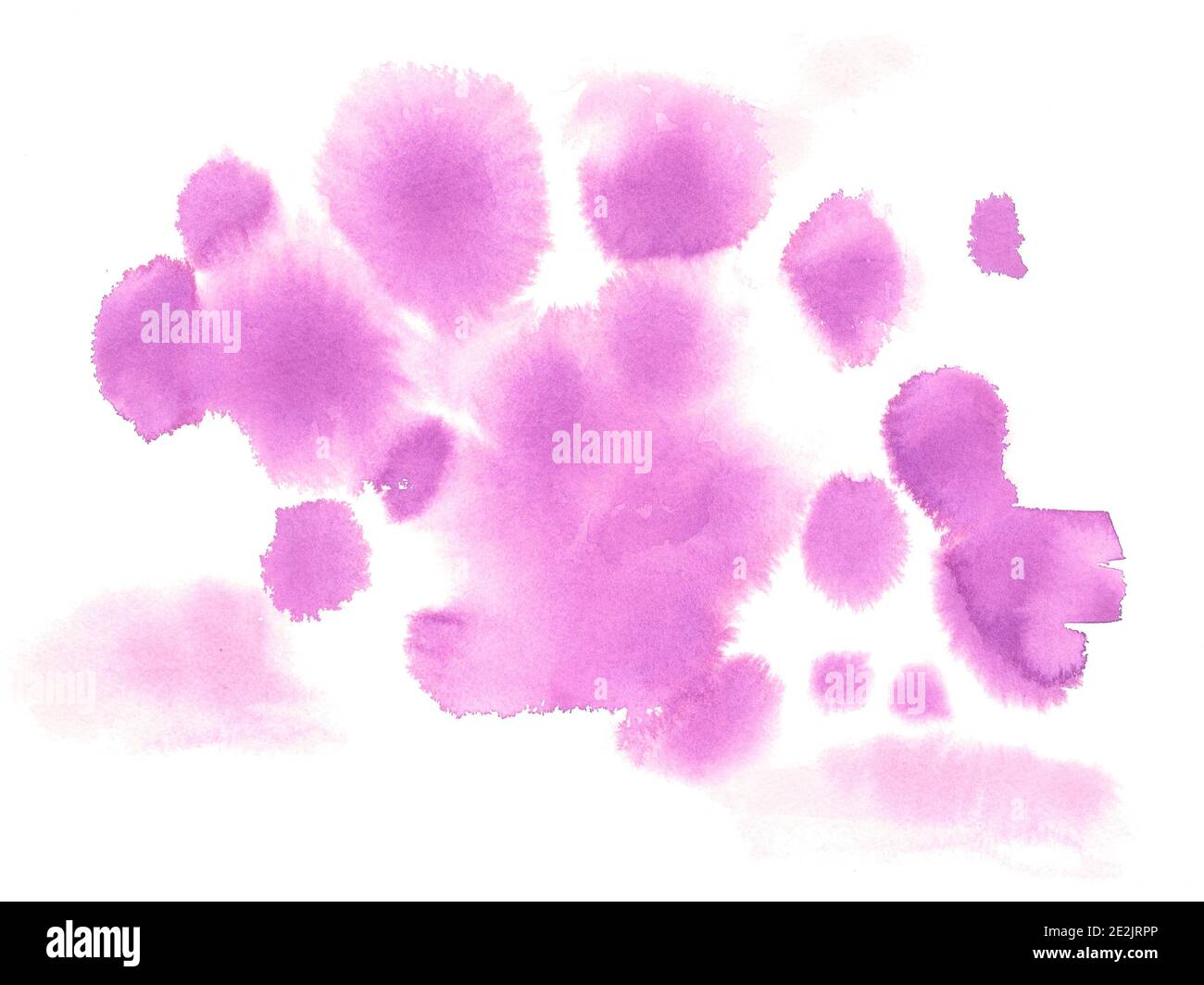 water splash top view, watercolor violet and white texture abstraction ...