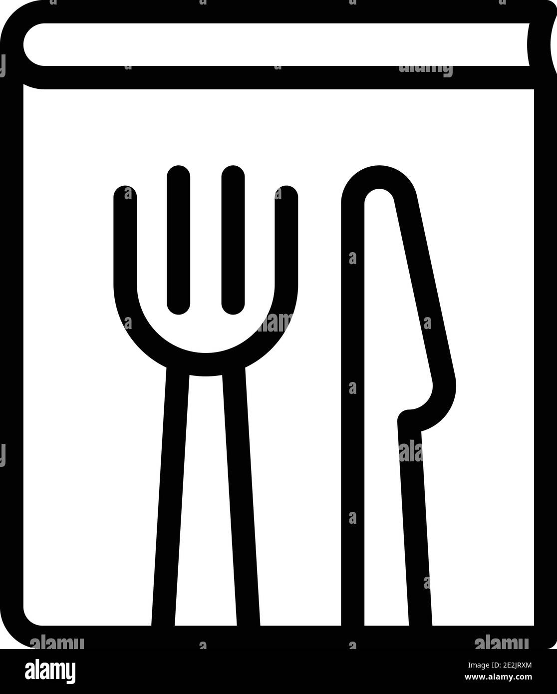 Restaurant cutlery icon. Outline restaurant cutlery vector icon for web ...