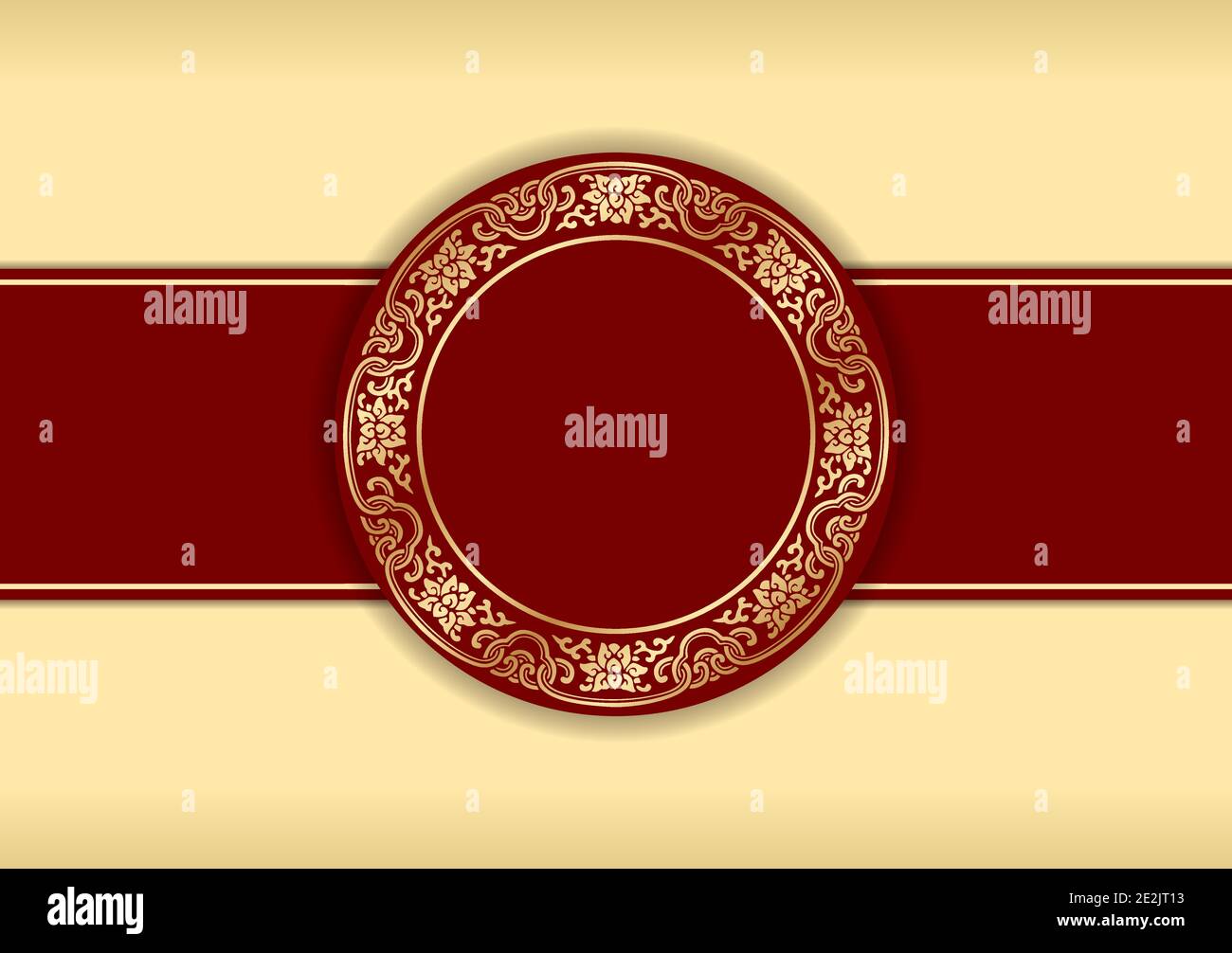 Traditional Chinese Greeting Card Template, Spring, Fortune Stock ...