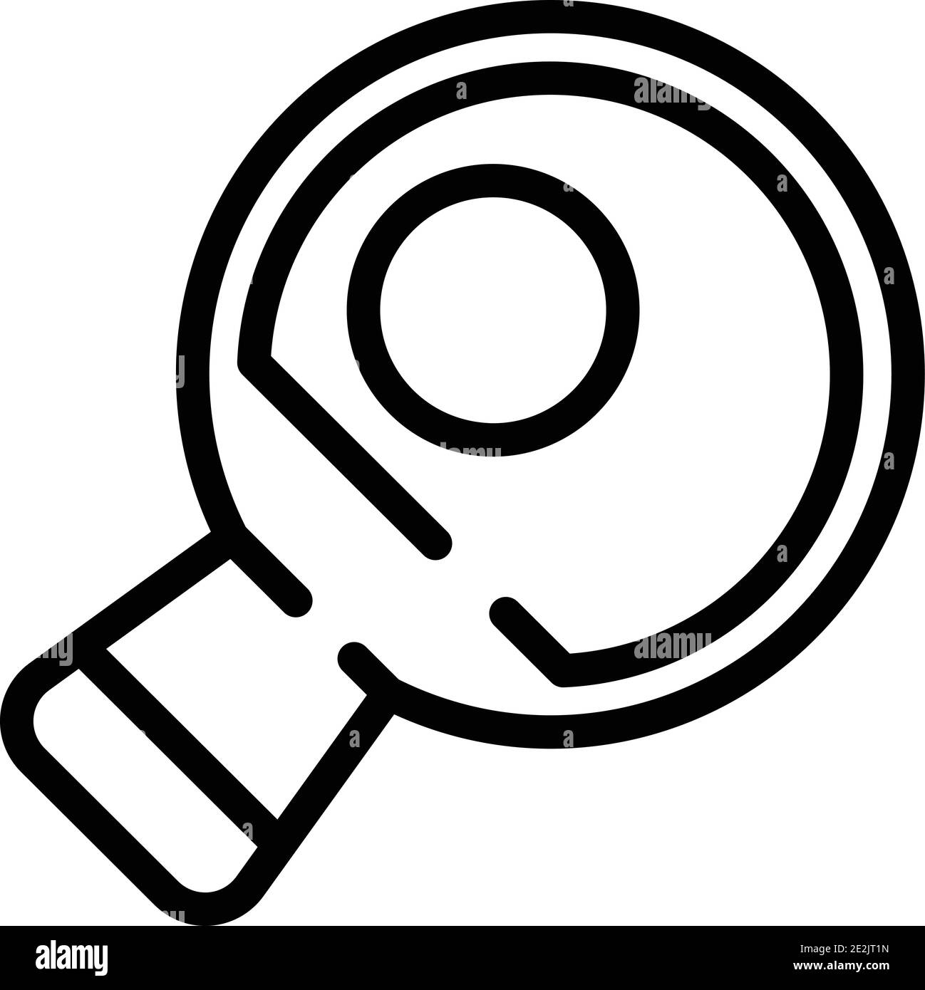 Ping pong icon. Outline ping pong vector icon for web design isolated ...