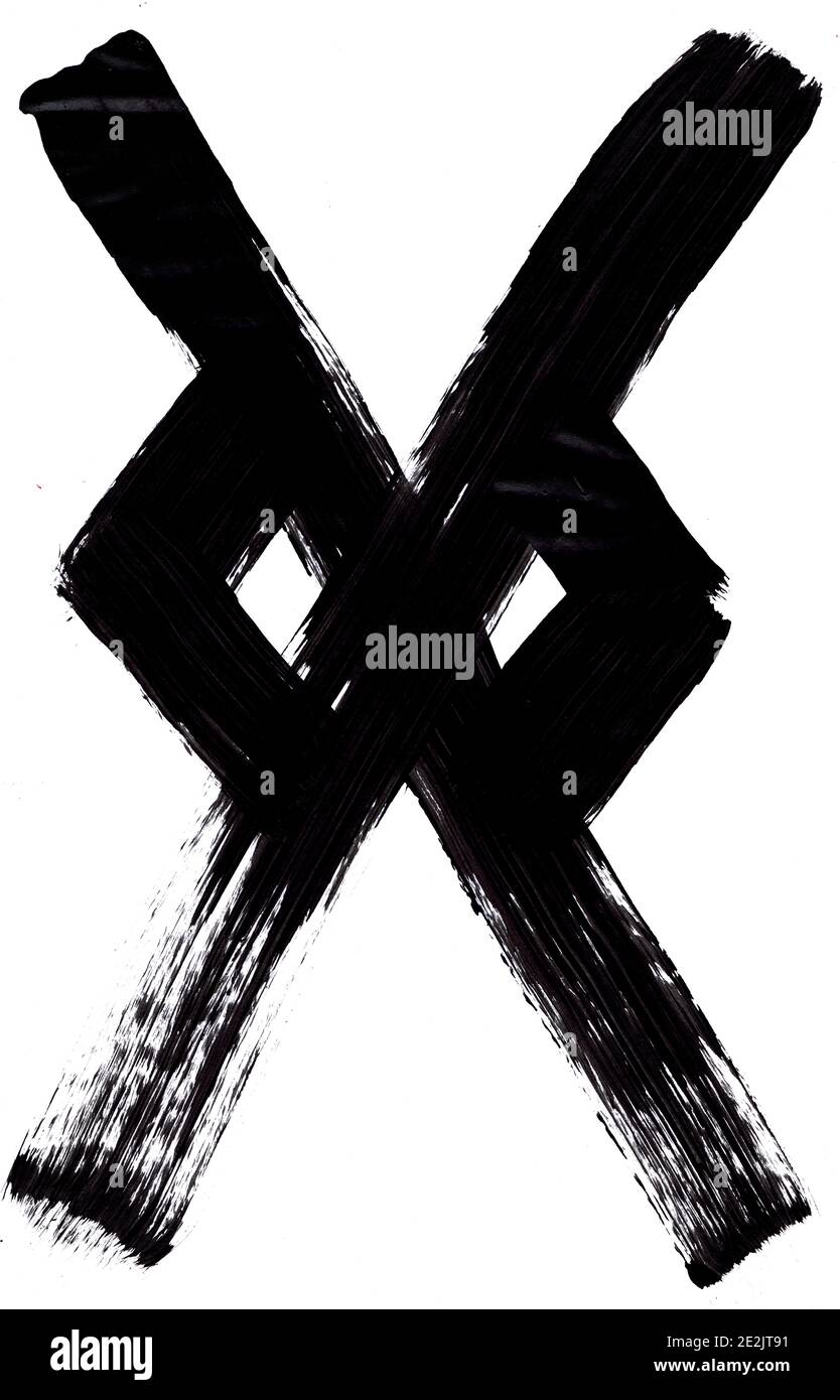 Anglo Saxon Futhorc Gar g Spear Stock Photo - Alamy