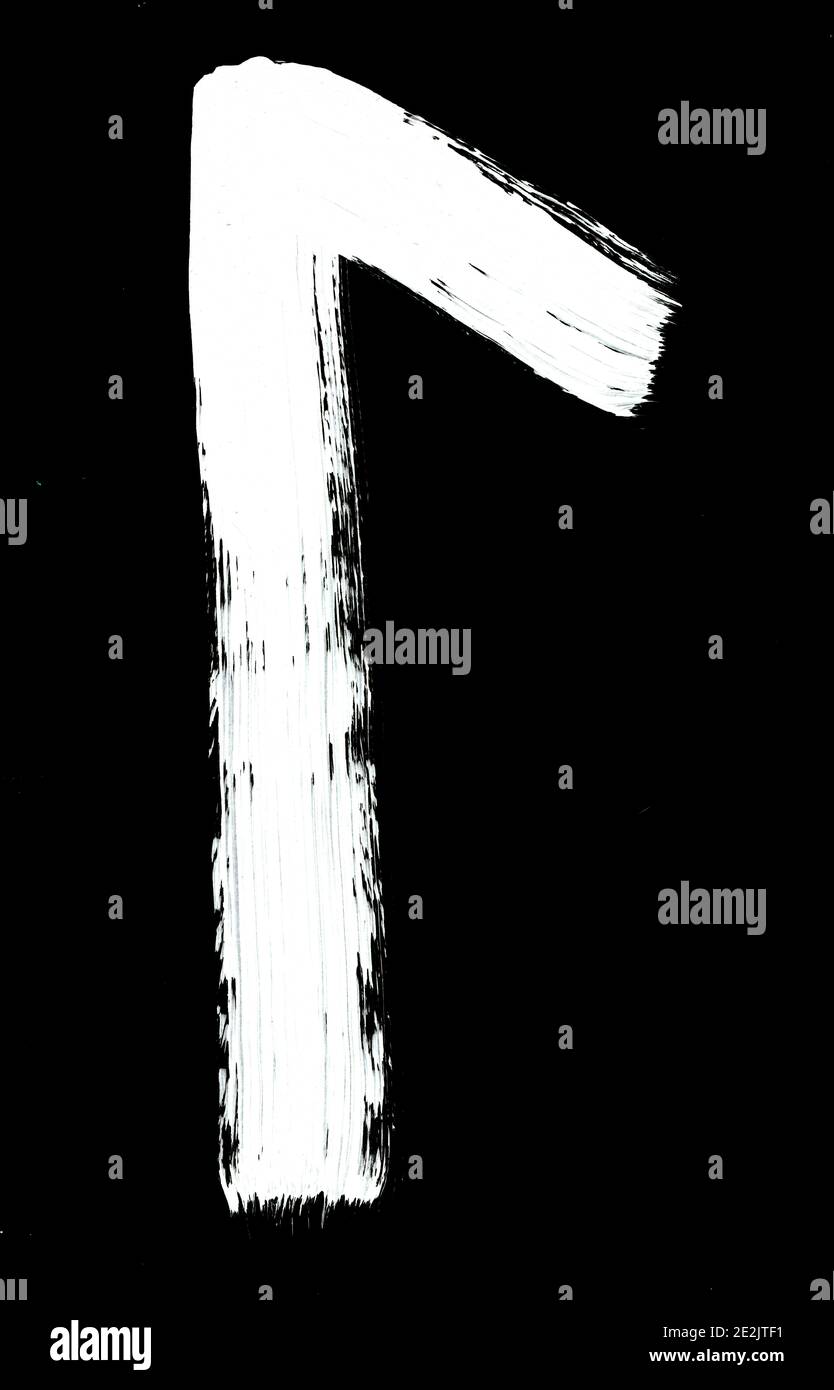 Anglo Saxon Futhorc lagu lake l Inverted Stock Photo - Alamy