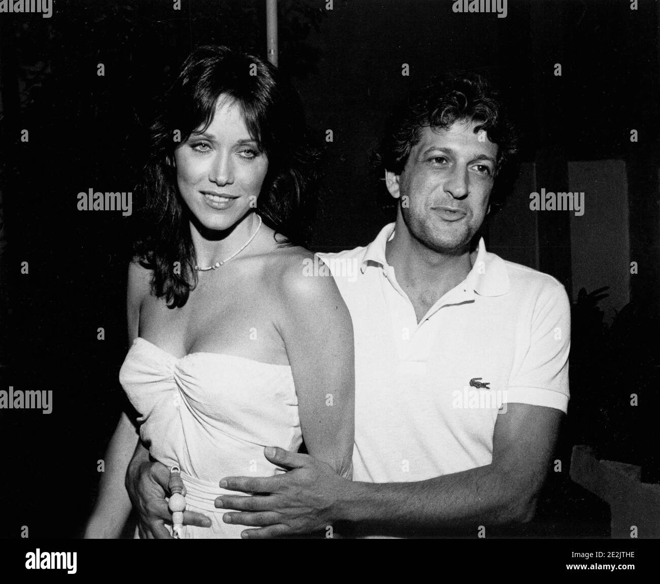 Tanya Roberts And Husband Barry Roberts Outside The Spago Restaurant In ...
