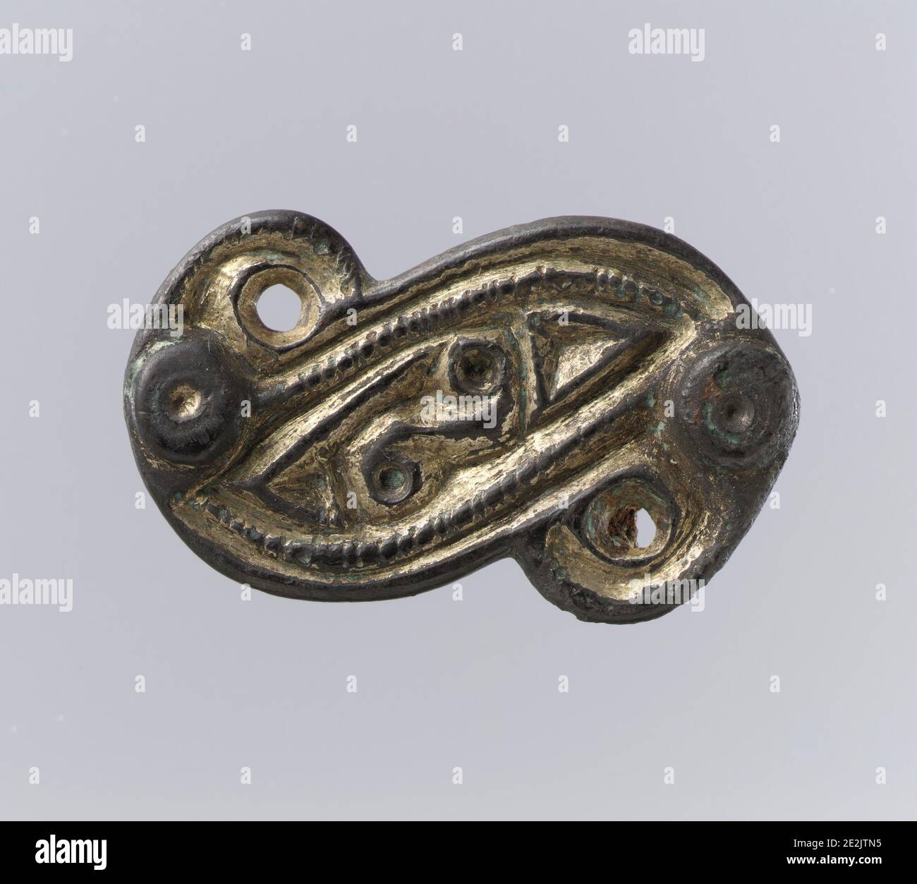 S-Shaped Brooch, Frankish, first half 6th century Stock Photo - Alamy