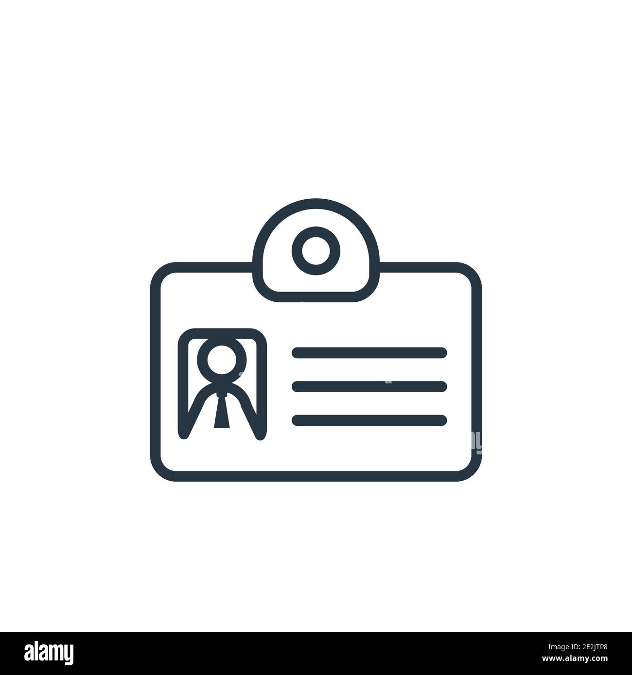 Personal profile outline vector icon. Thin line black personal profile ...